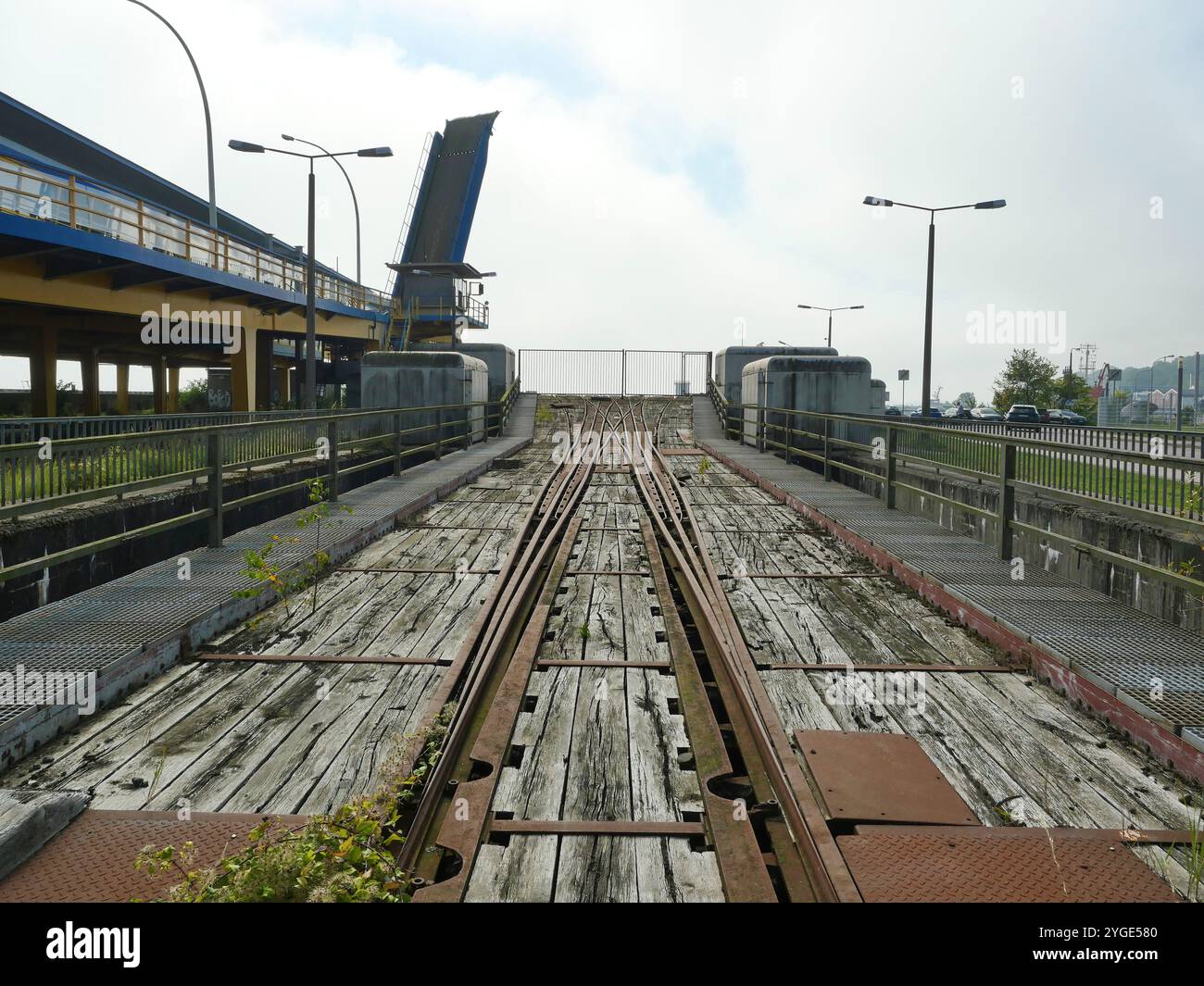 Trains used to be loaded directly onto the ferries on the old tracks at ...