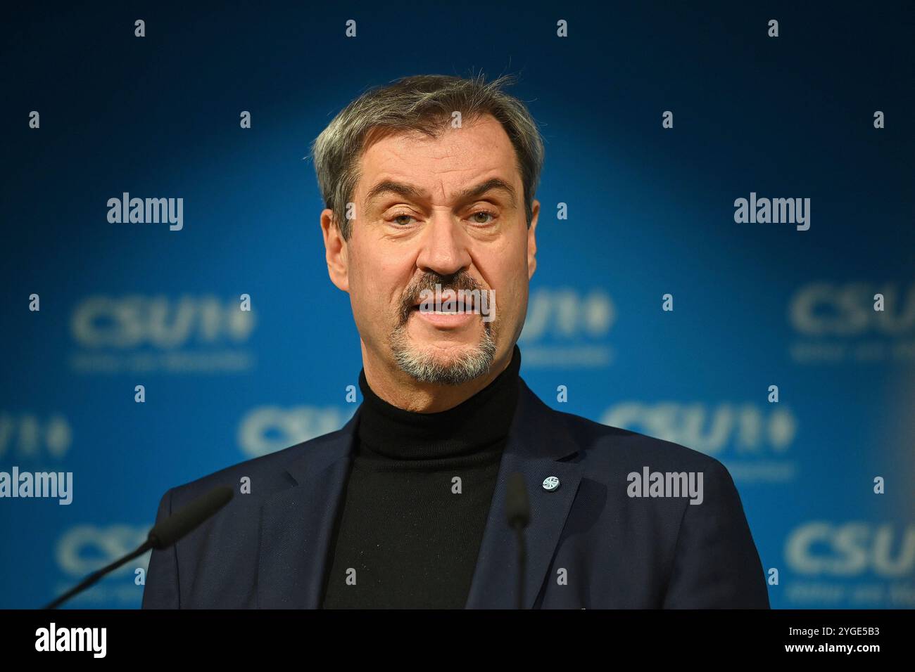 Markus SOEDER (Prime Minister of Bavaria and CSU Chairman), single ...