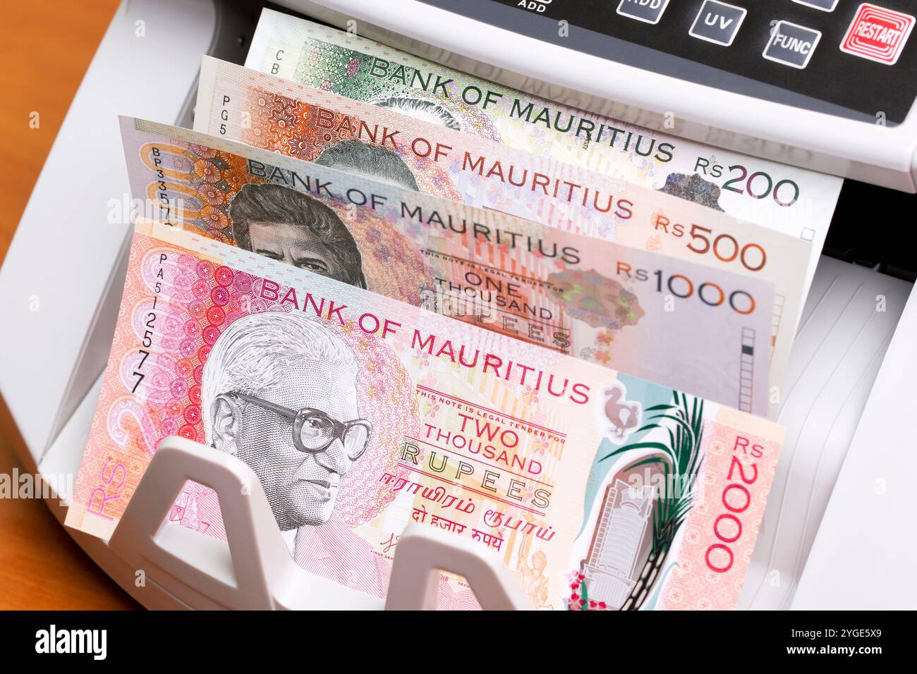 Mauritius rupee money currency hi-res stock photography and images - Alamy