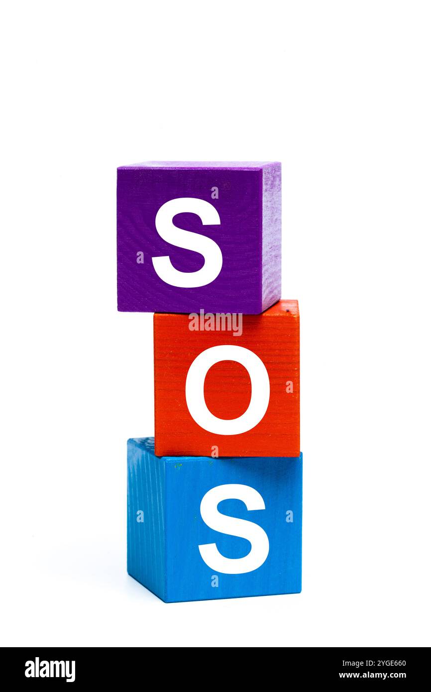 Sos cube hi-res stock photography and images - Alamy