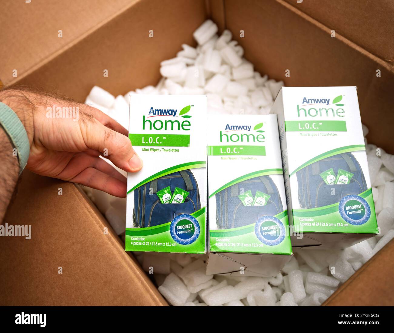 Amway box hi-res stock photography and images - Alamy