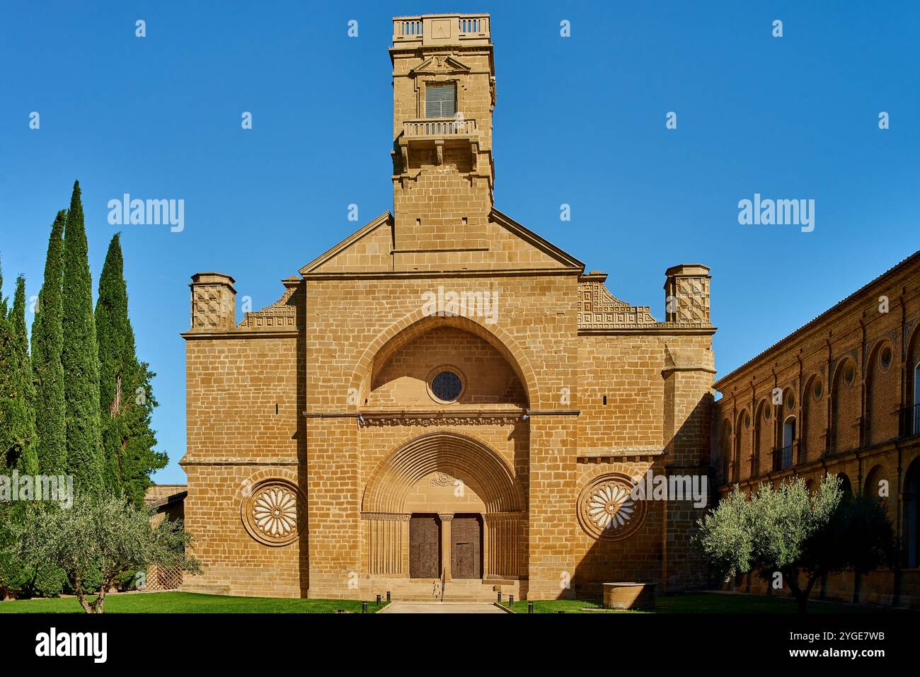 Monasterio de Santa Maria la Real de la Oliva at Navarra - a medieval ...
