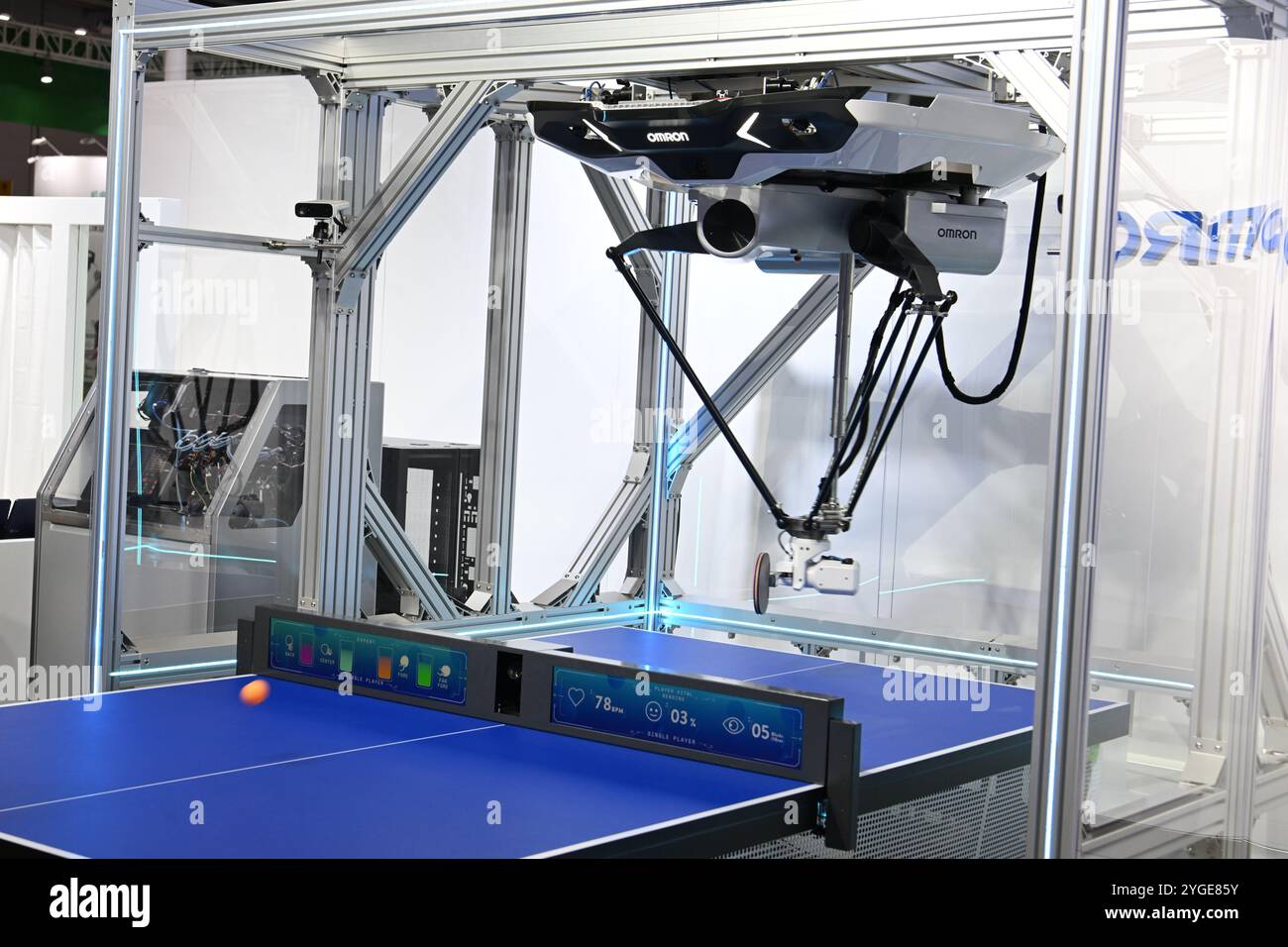 SHANGHAI, CHINA - NOVEMBER 6, 2024 - Visitors experience Omron's 9th ...