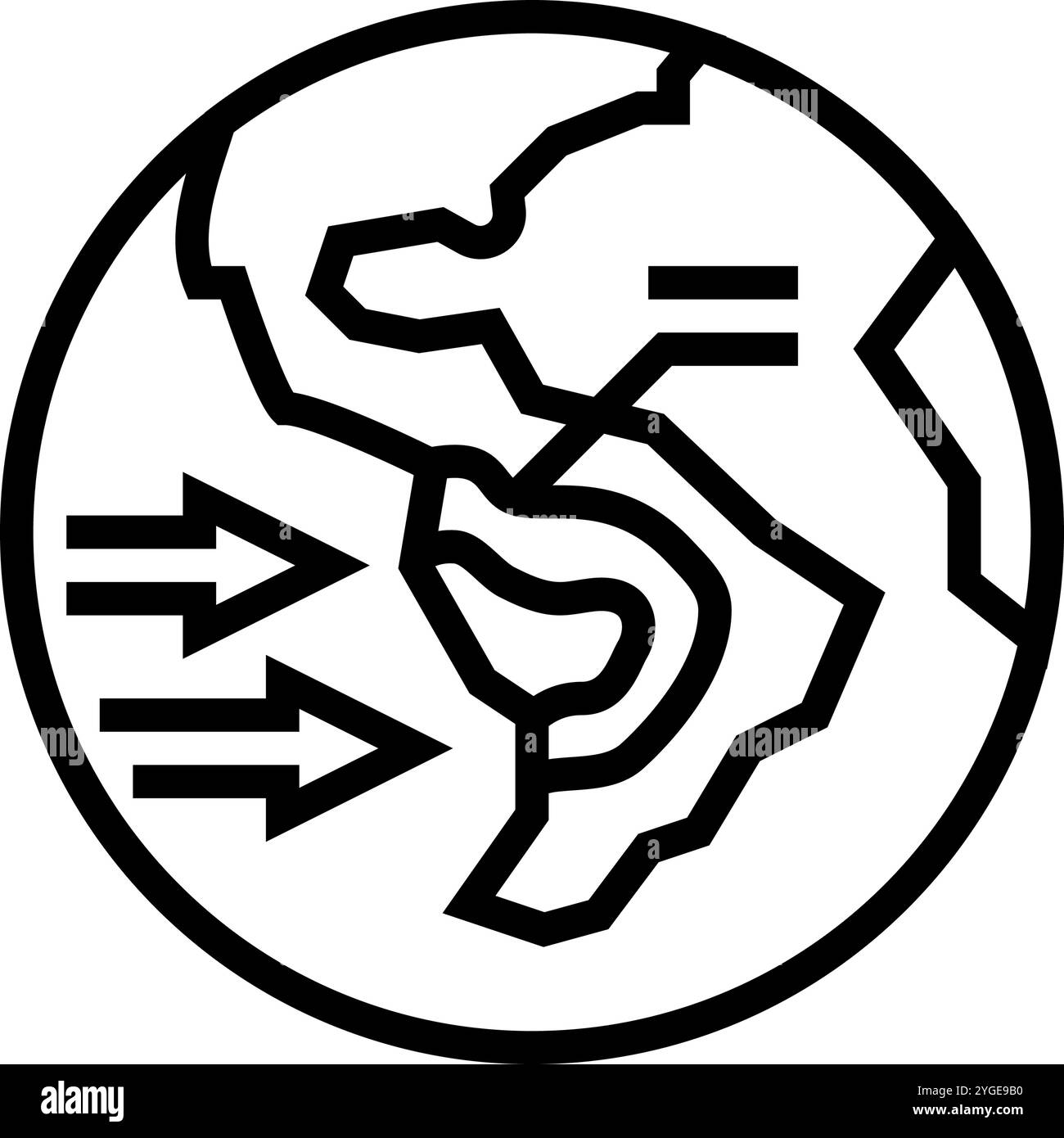 Storm intensity map Black and White Stock Photos & Images - Alamy