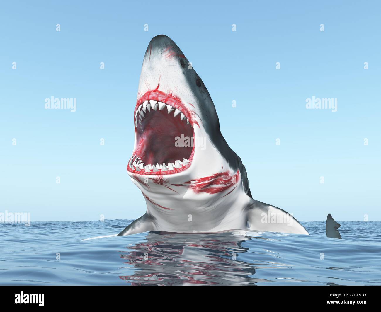 Shark leaping out of water hi-res stock photography and images - Alamy