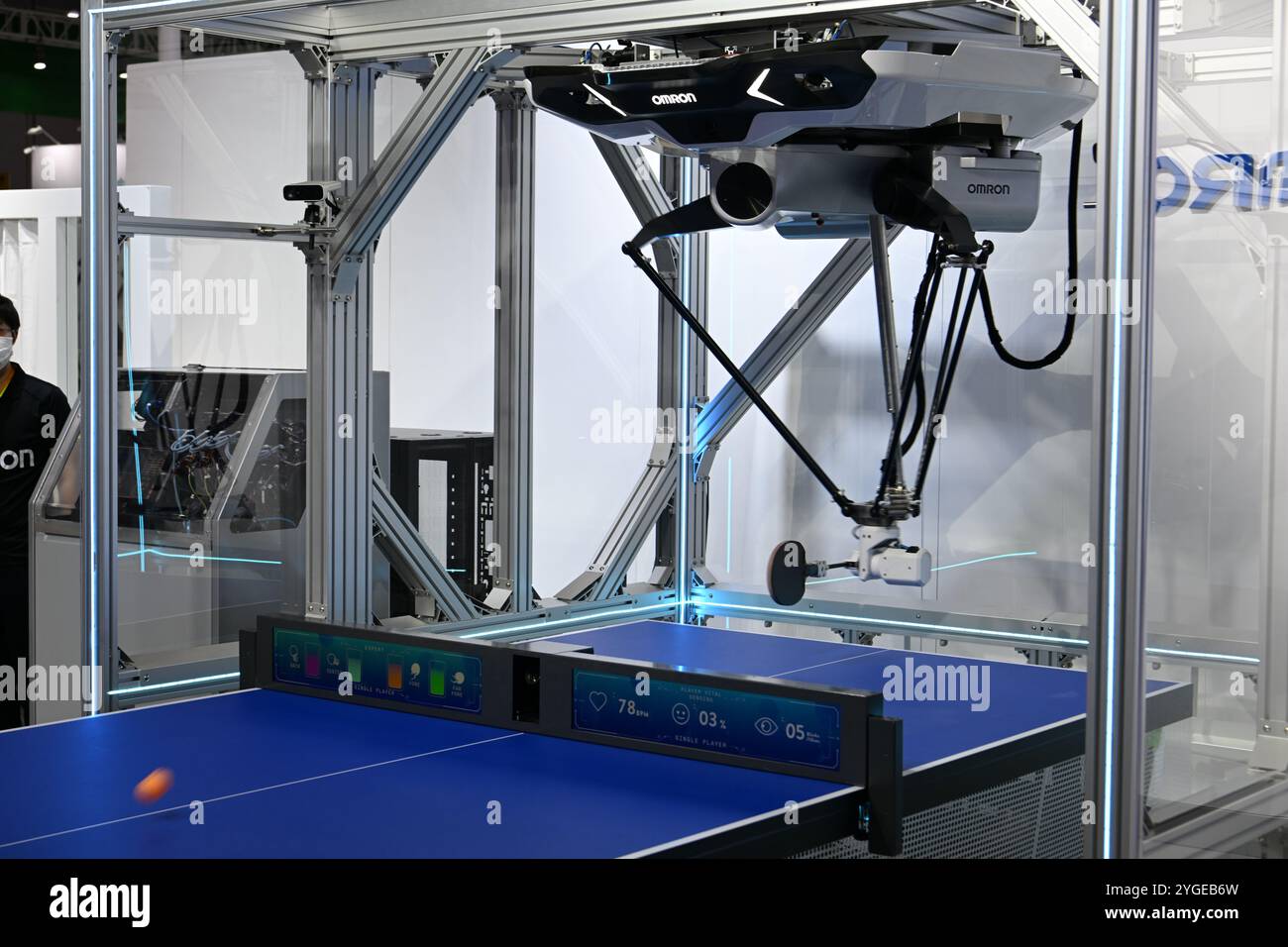 SHANGHAI, CHINA - NOVEMBER 6, 2024 - Visitors experience Omron's 9th ...