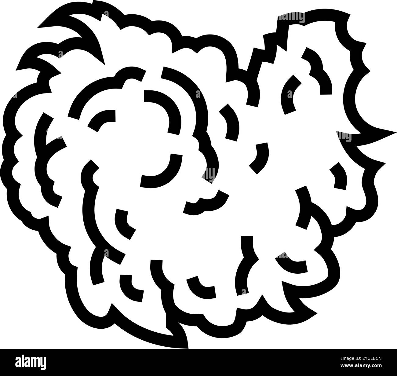 tropical storm hurricane disaster line icon vector illustration Stock ...