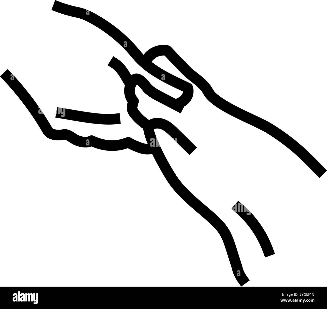 toes massage therapy line icon vector illustration Stock Vector Image ...