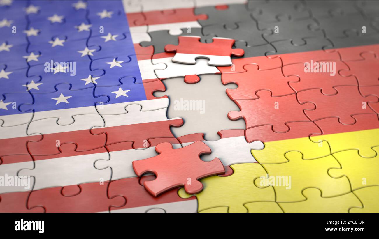 American german interaction hi-res stock photography and images - Alamy