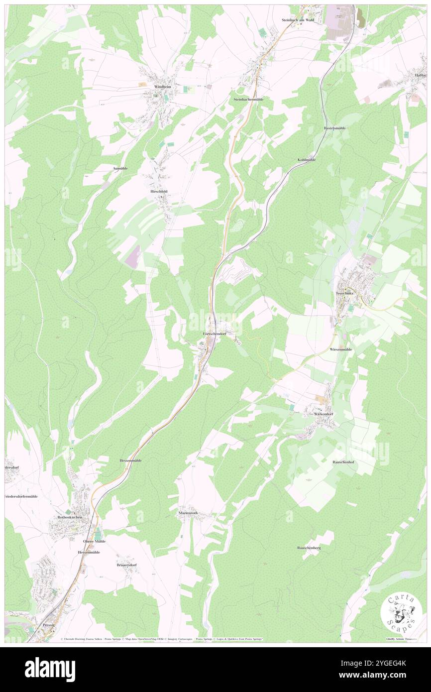 Foertschendorf, Upper Franconia, DE, Germany, Bavaria, N 50 23' 34'', N ...