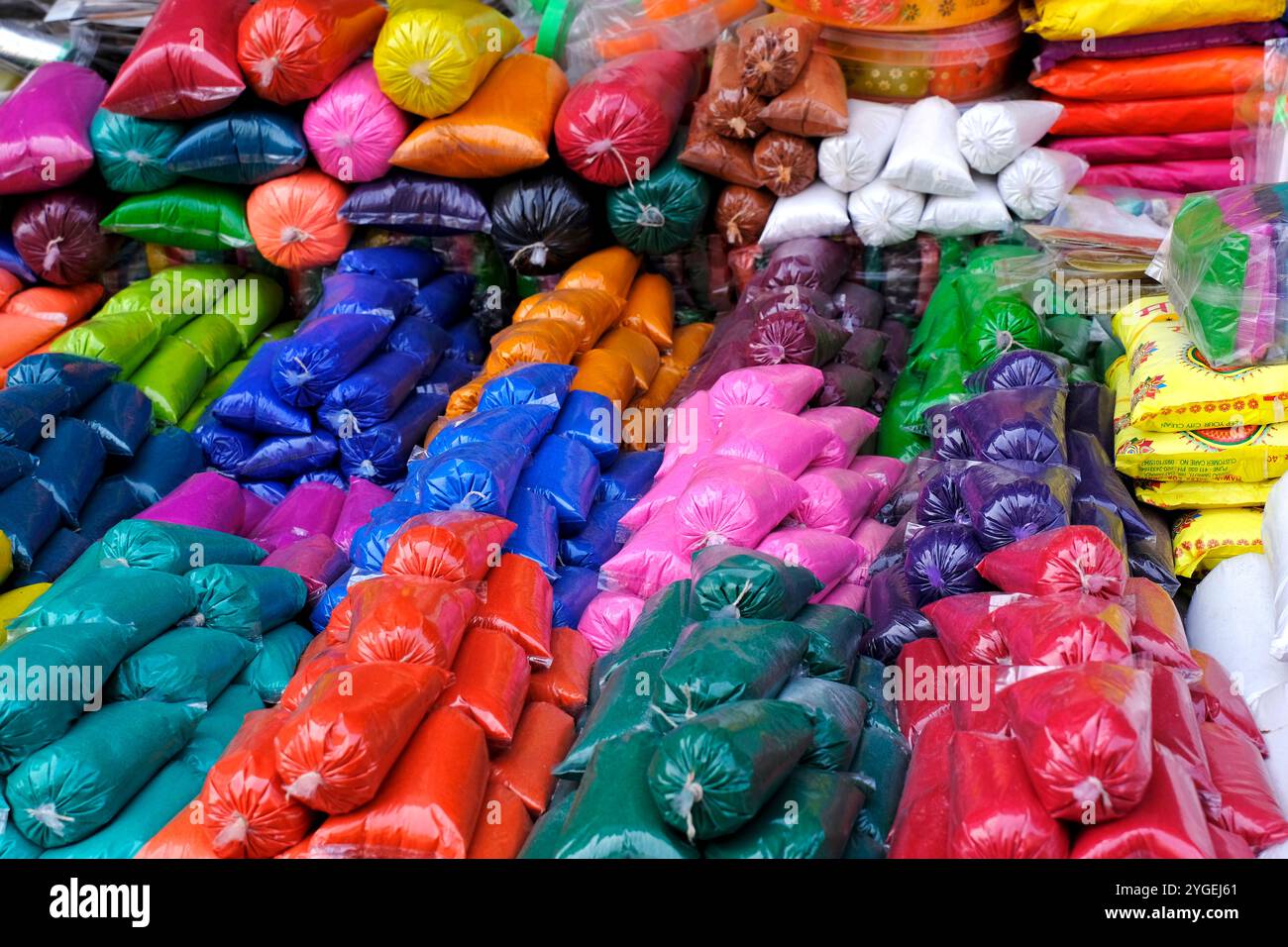 30 October 2024, Pune, Maharashtra, India, Rangoli colors for sale in ...