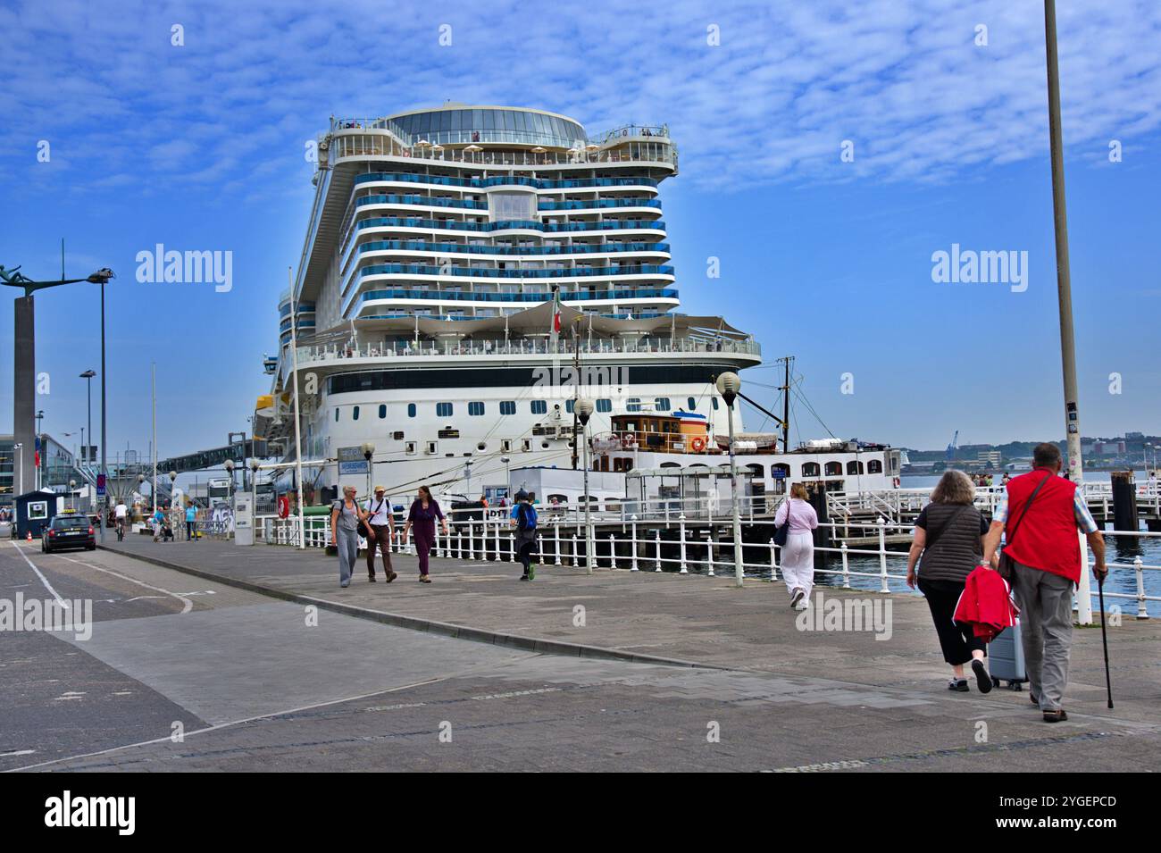 Kiel, Germany, port of Kiel, cruise liners September 06, 2024 Stock ...