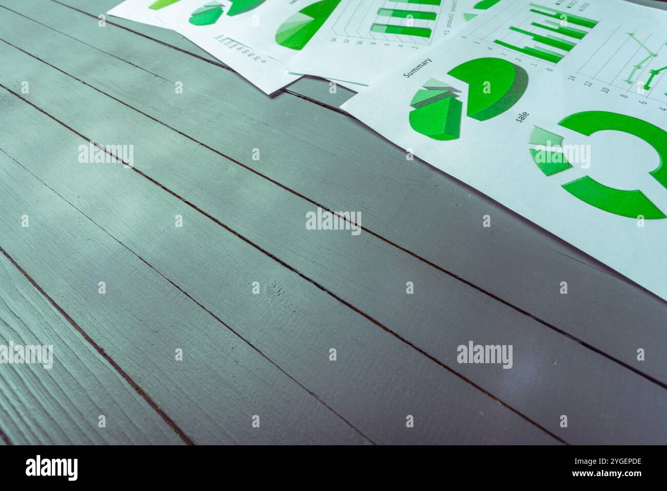 Graphical chart analysis Stock Photo - Alamy