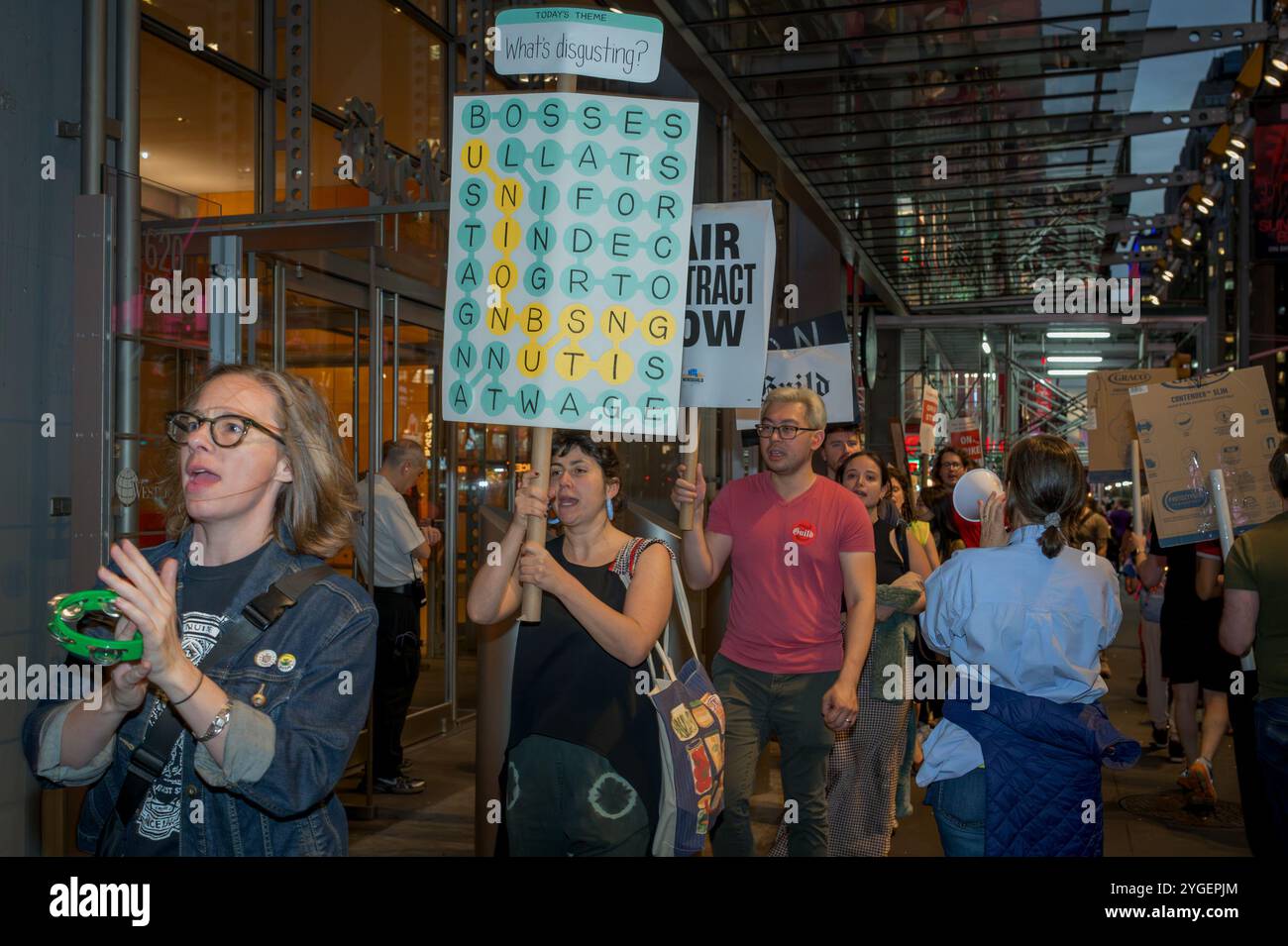 USA. 06th Nov, 2024. On November 6, 2024 members of the New York Times ...