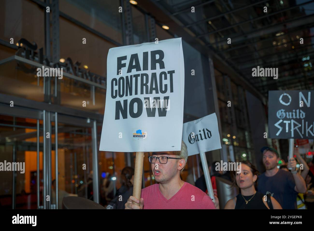 USA. 06th Nov, 2024. On November 6, 2024 members of the New York Times ...