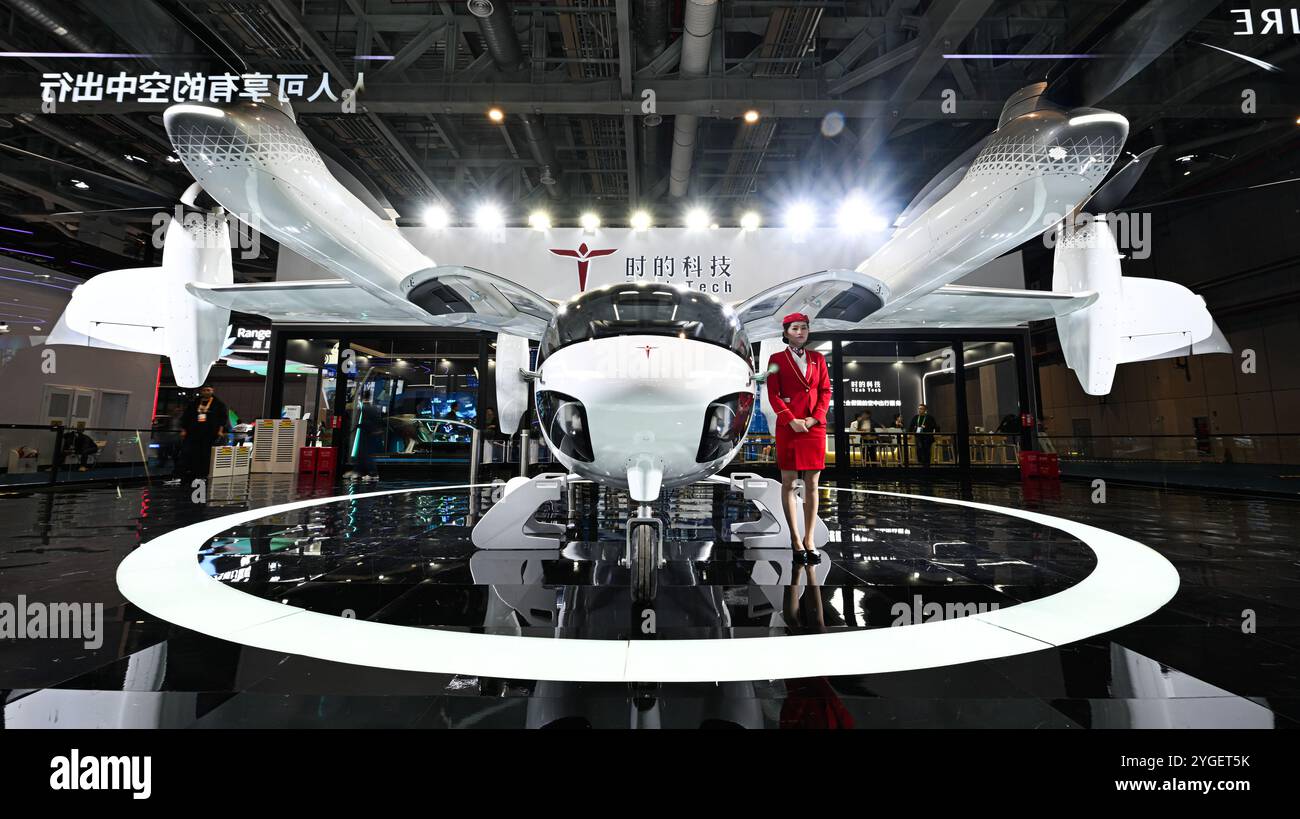 Shanghai. 7th Nov, 2024. An electric vertical takeoff and landing ...