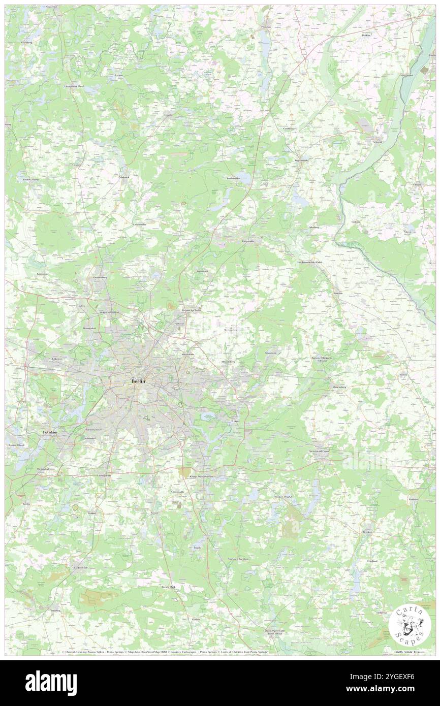 Barnim, DE, Germany, Brandenburg, N 52 40' 0'', N 14 15' 0'', map ...