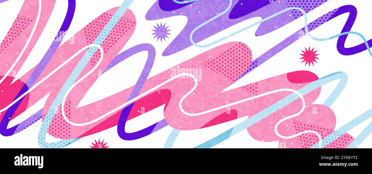 Colorful wave art hi-res stock photography and images - Alamy