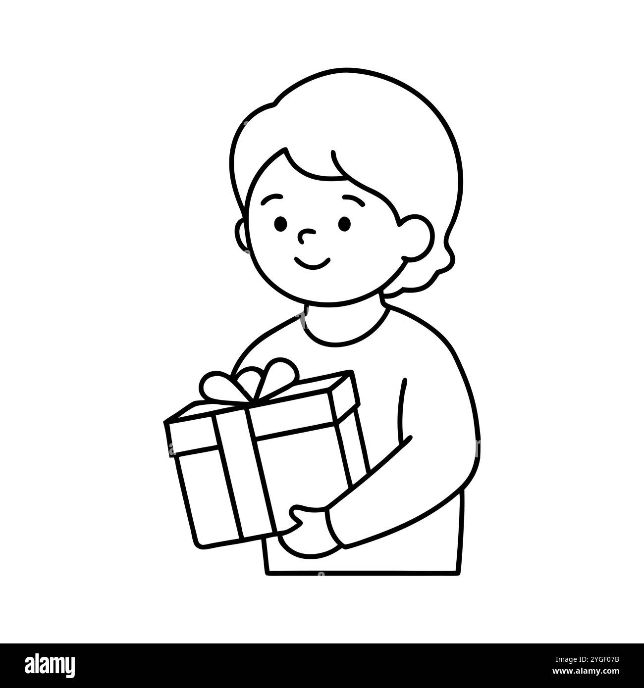 Boy in a box Black and White Stock Photos & Images - Alamy