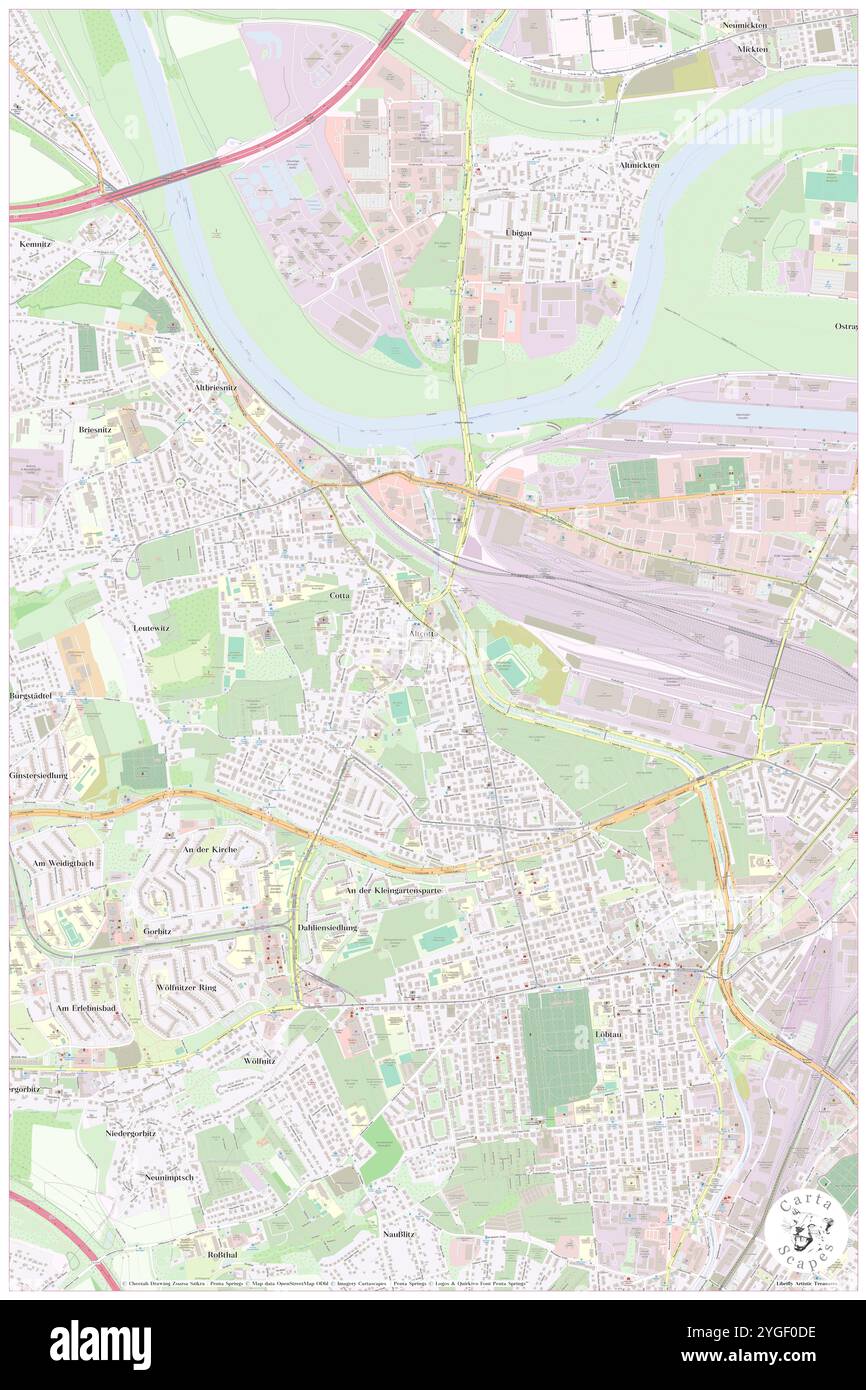 Cotta, DE, Germany, Saxony, N 50 53' 59'', N 13 58' 0'', map ...