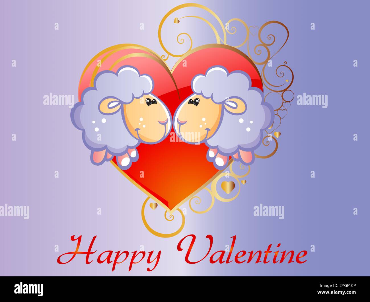 Romantic clip art Stock Vector Images - Alamy