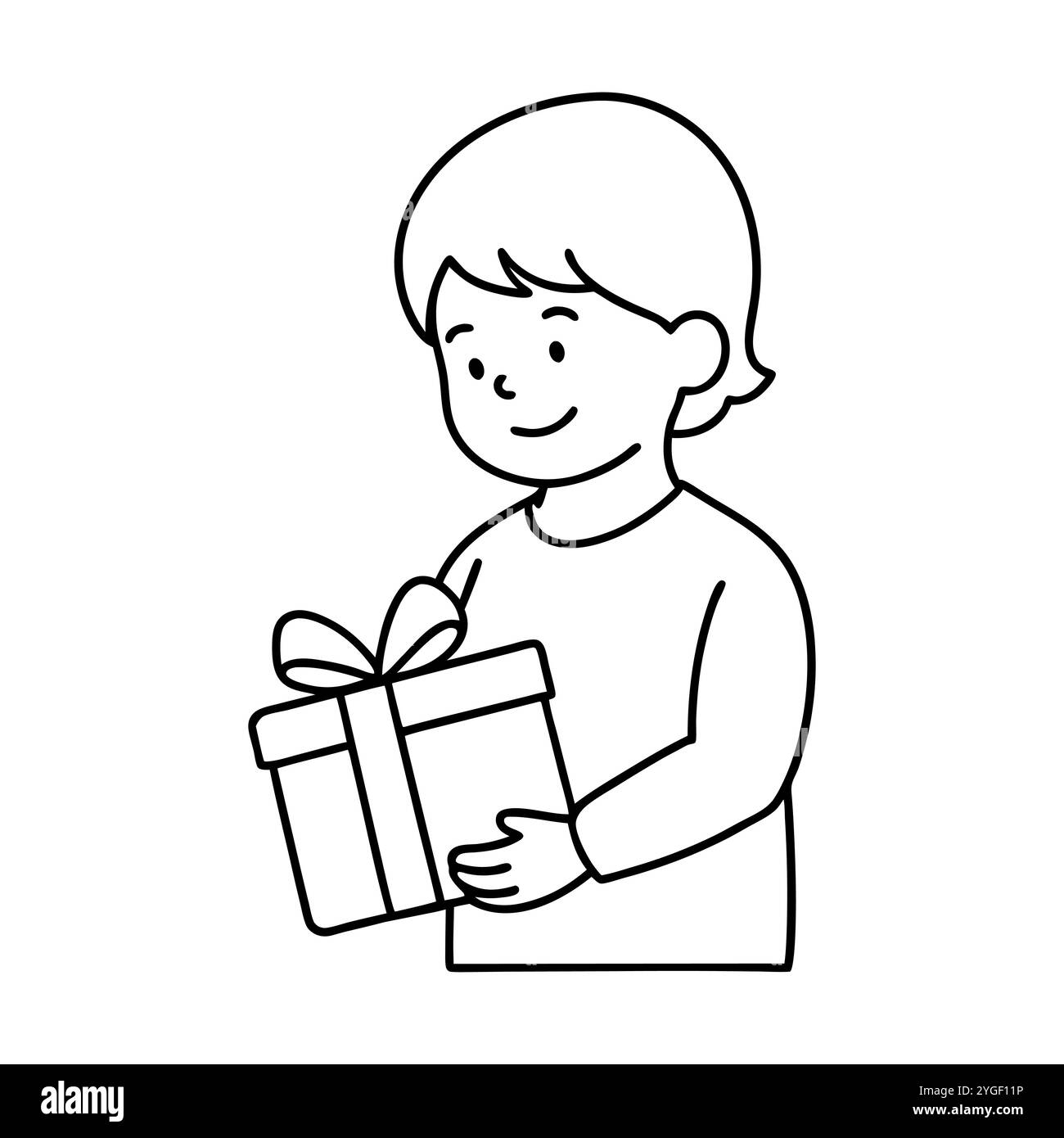 Drawing child gift Cut Out Stock Images & Pictures - Alamy