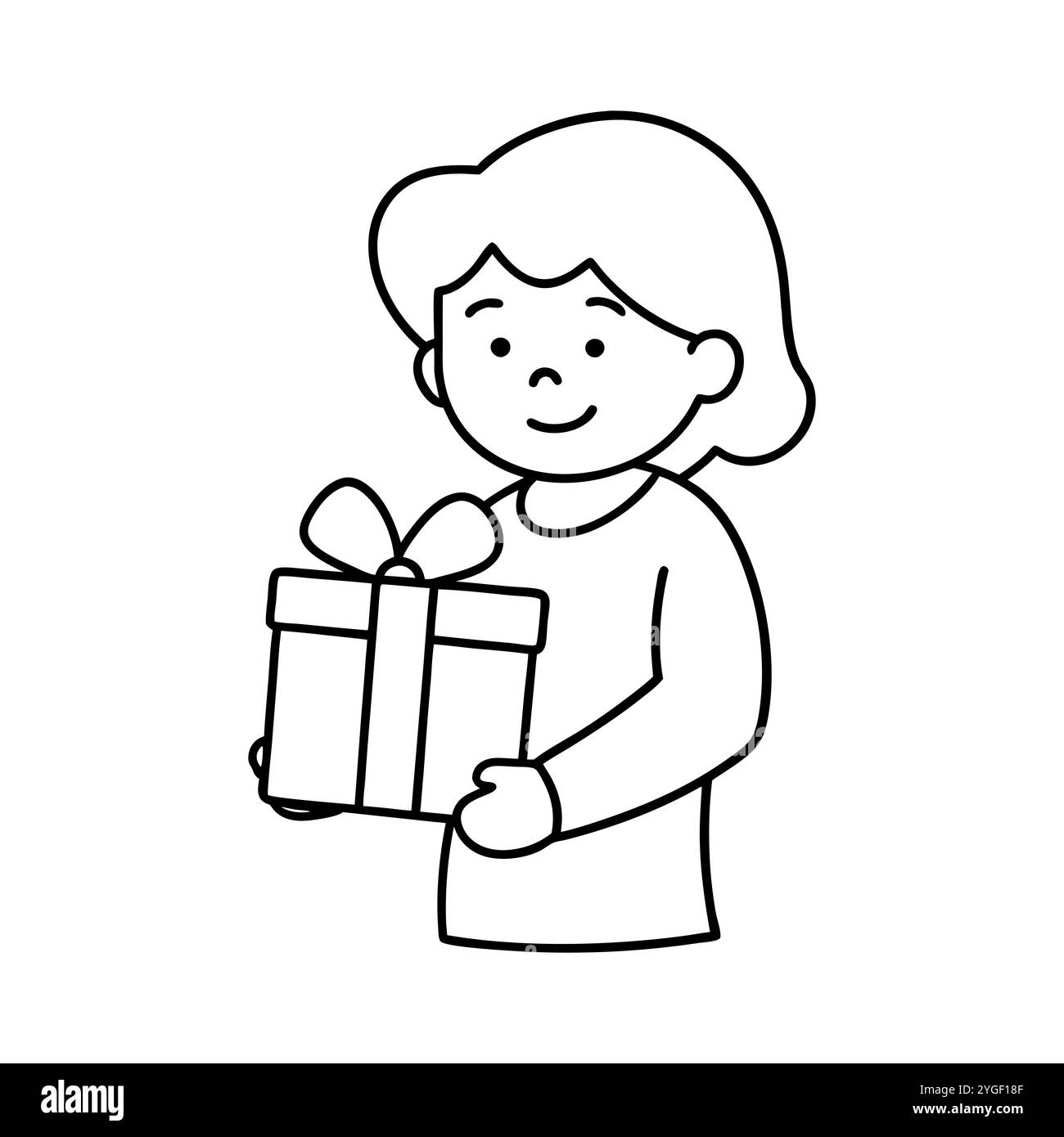 Drawing child gift Cut Out Stock Images & Pictures - Alamy
