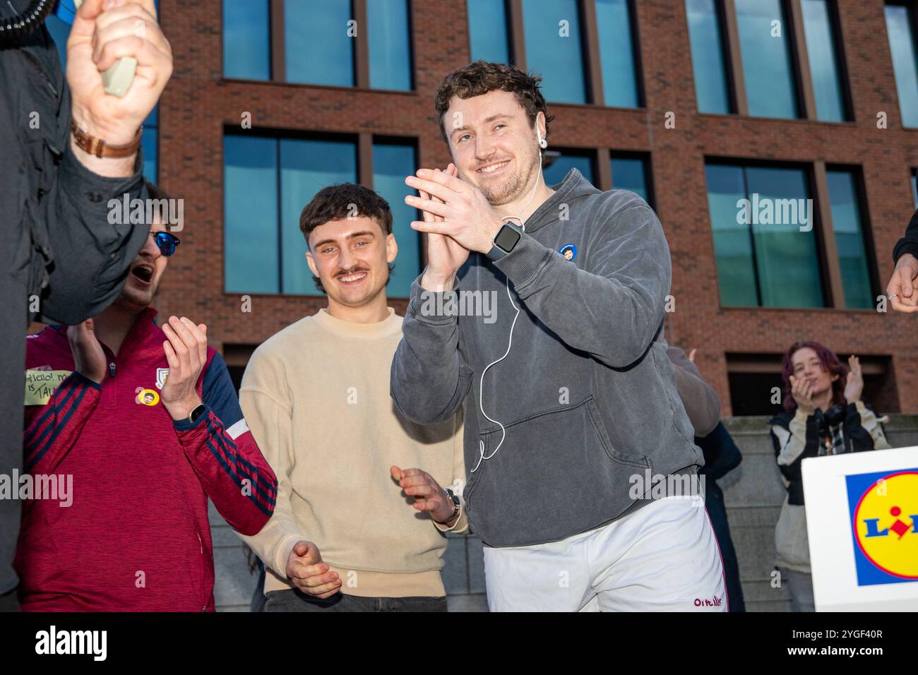Dublin, Ireland – November 7, 2024. Jack Wall O'Reilly, winner of the ...