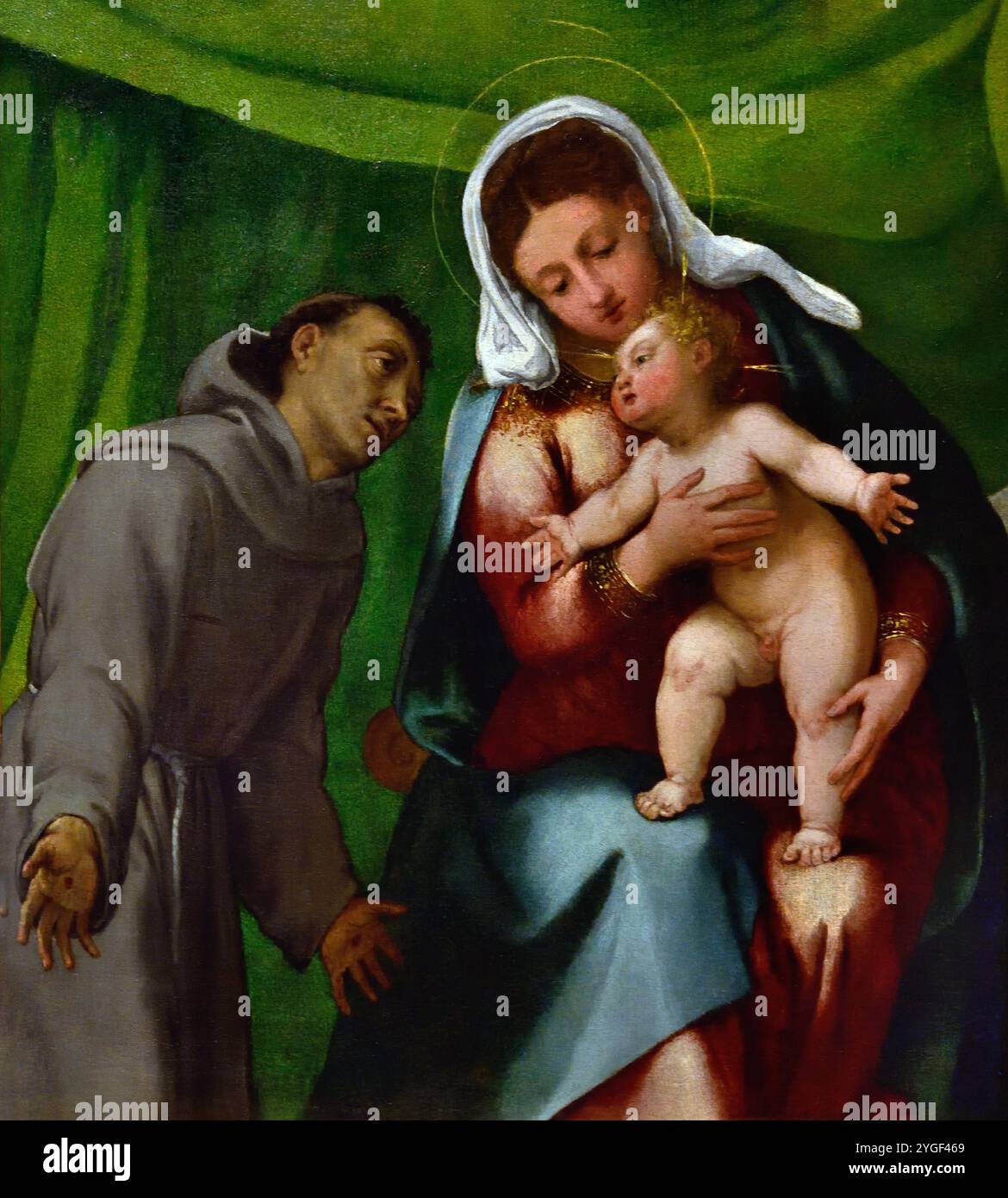 Virgin and Child with Saint Francis of Assisi, Lorenzo Lotto, Venice 1480 – 1556, Loreto ...