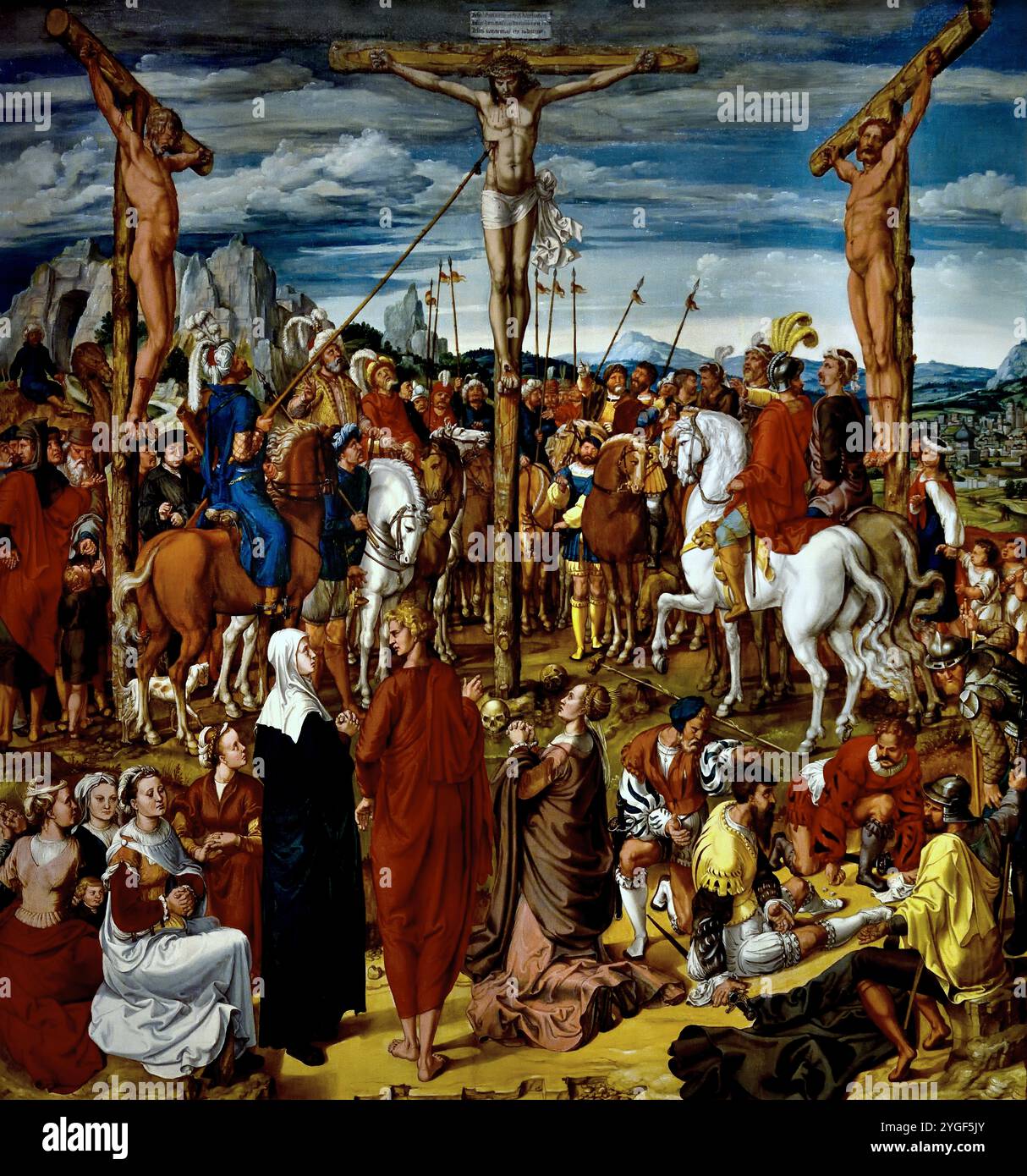 The Crucifixion 1540 by Anton Woensam 1493/1496 – 1541 Cologne, German ...