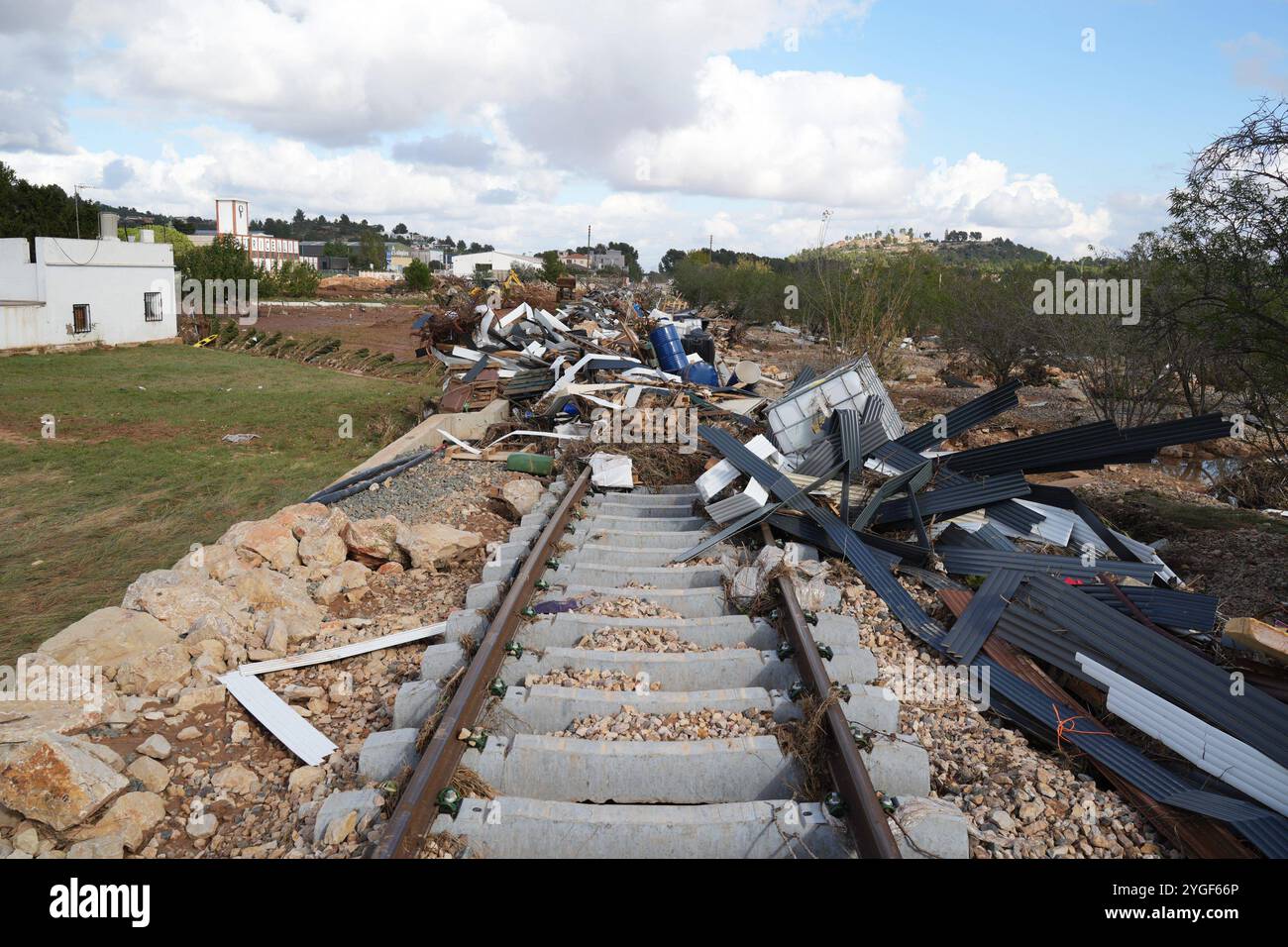 Chiva, Spain. 07th Nov, 2024. NOV 07/2024 CHIVA, VALENCIA General view ...