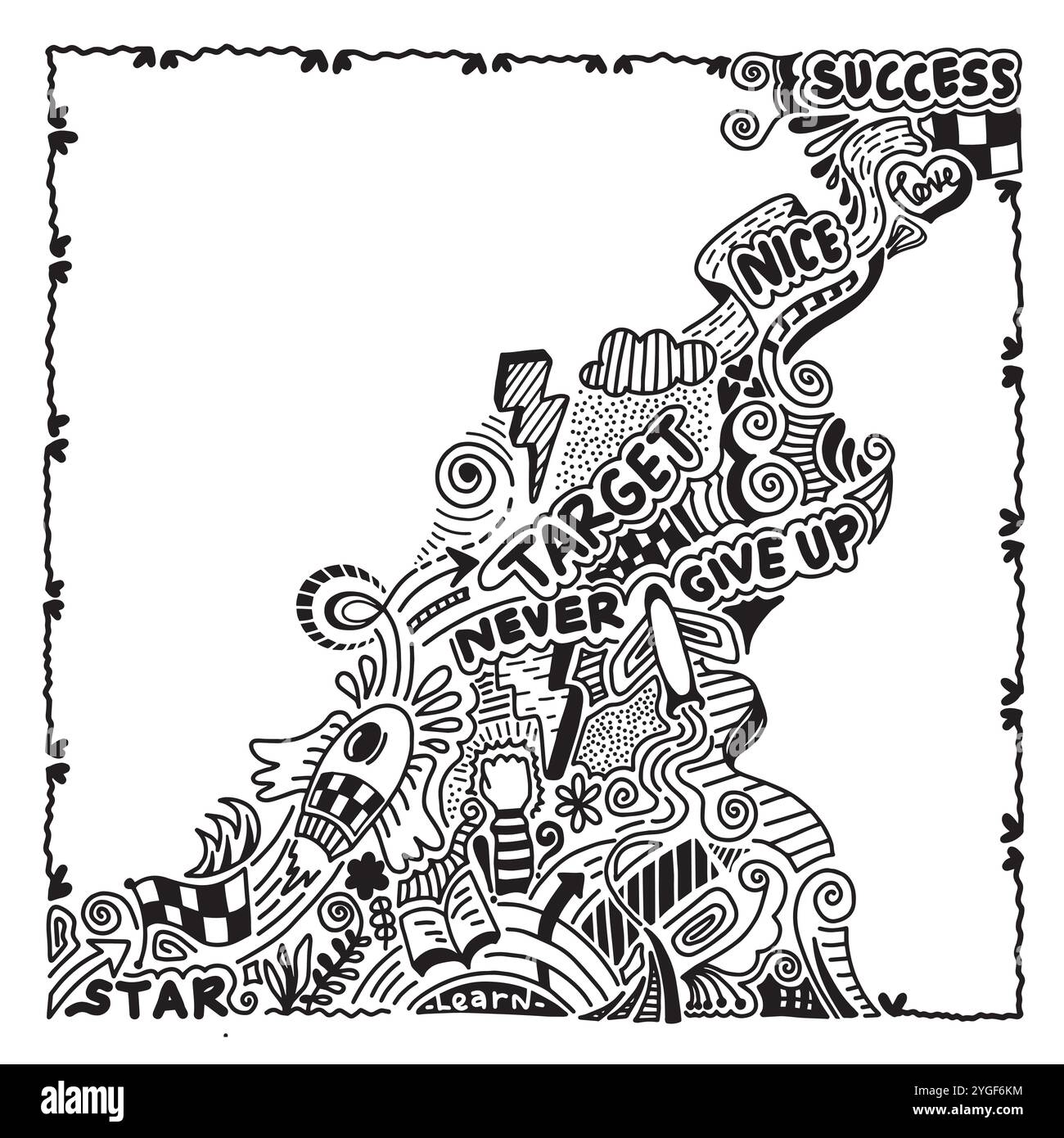 Kids hand illustration Stock Vector Images - Alamy