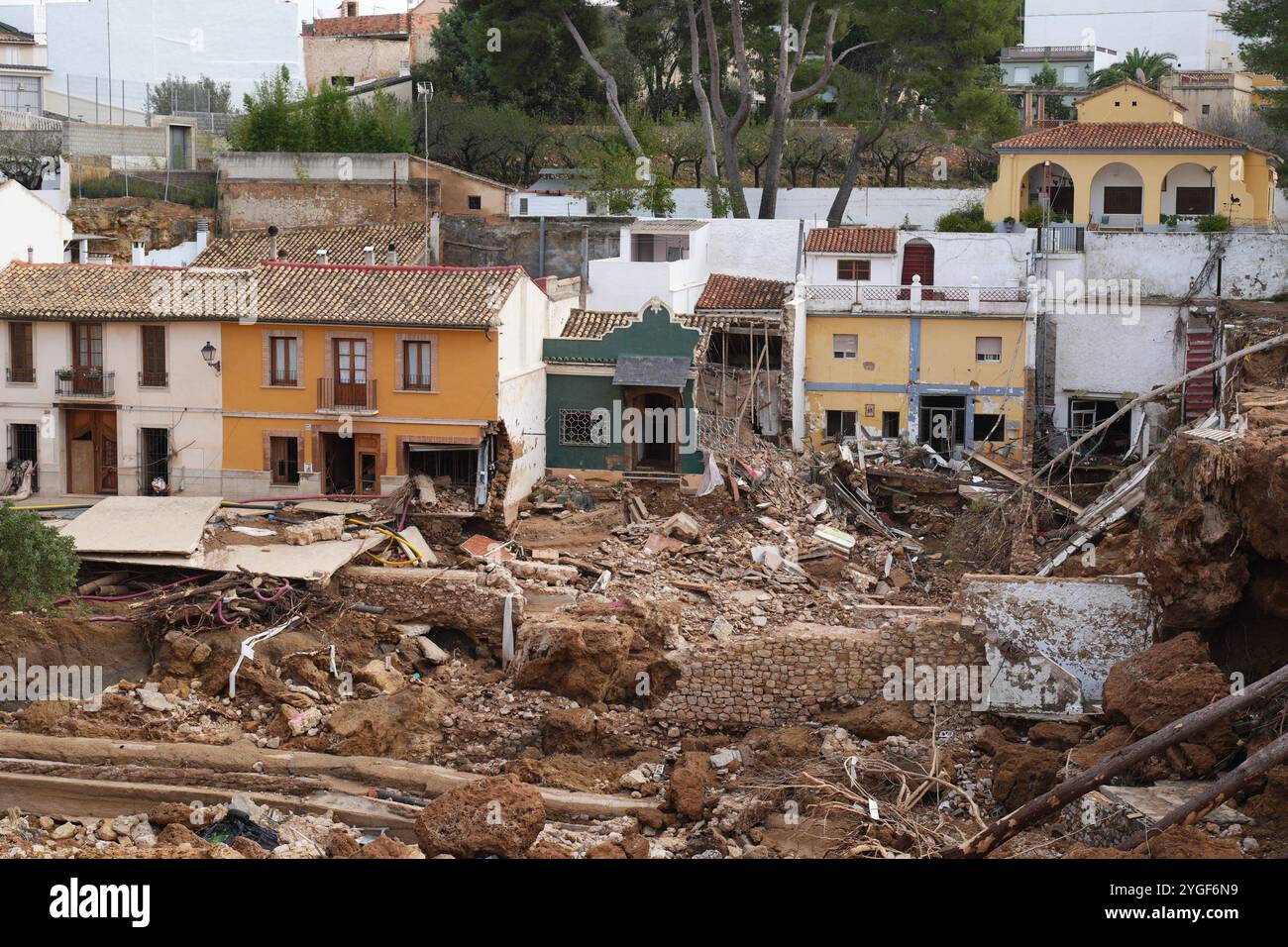 Chiva, Spain. 07th Nov, 2024. NOV 07/2024 CHIVA, VALENCIA General view ...