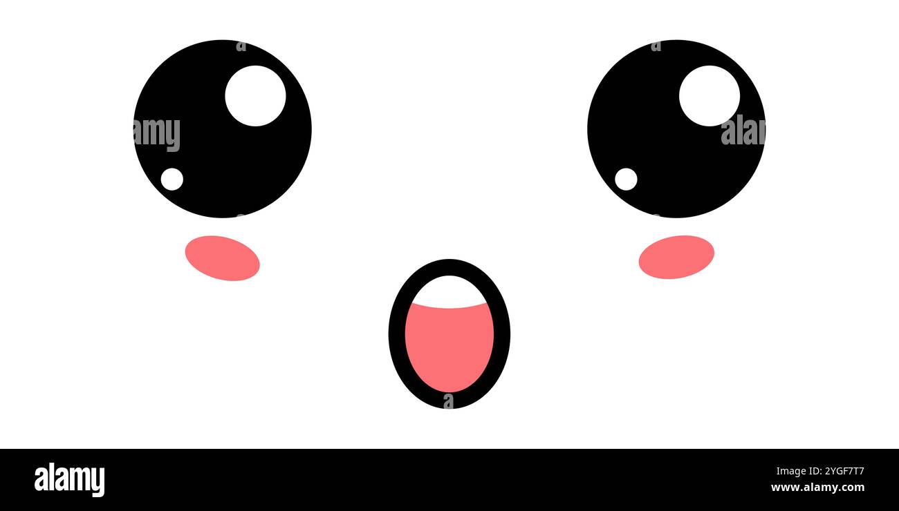 Screaming emoticon icon cartoon Cut Out Stock Images & Pictures - Alamy