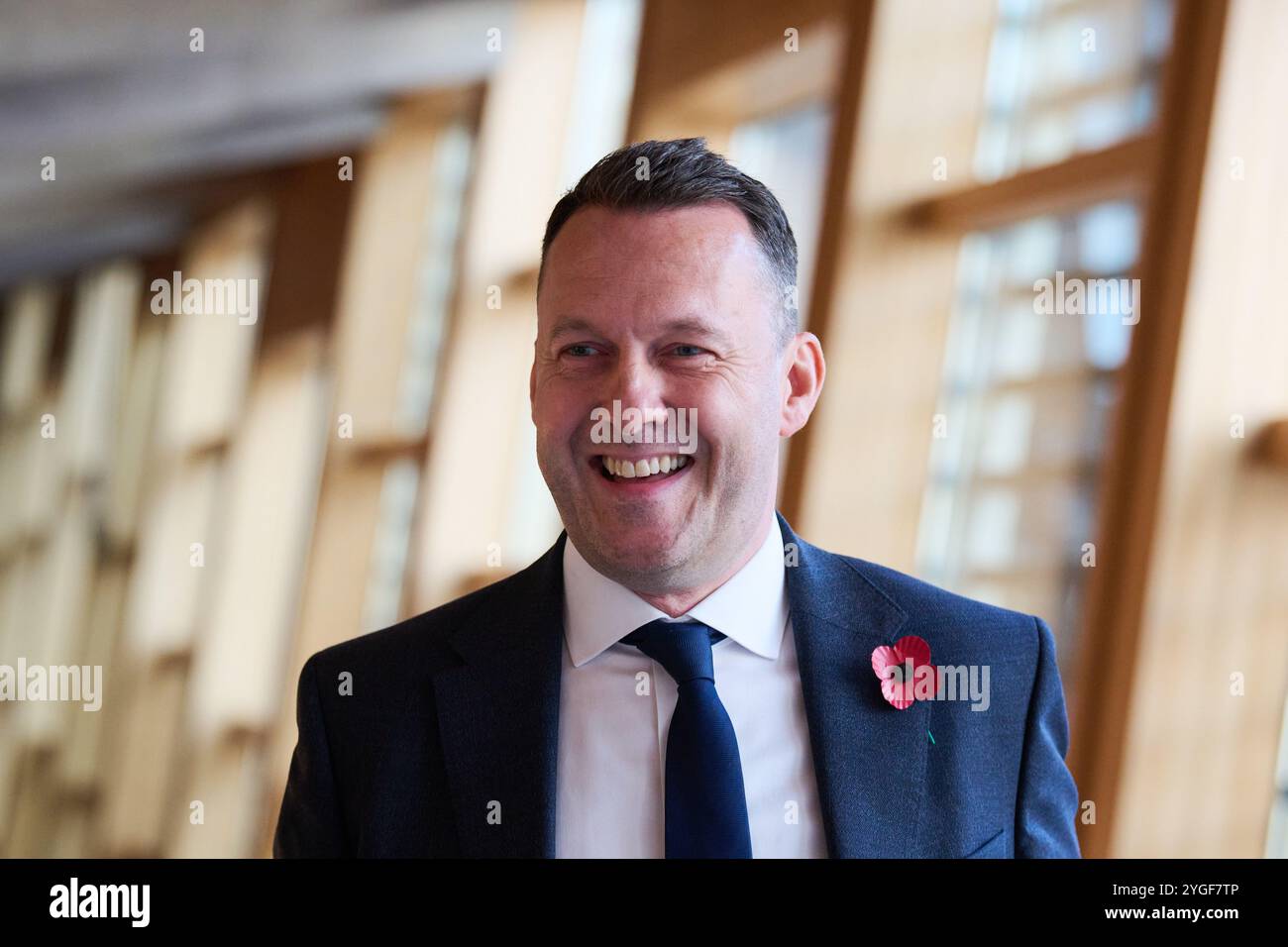 Edinburgh Scotland, UK 07 November 2024. Russell Findlay at the ...