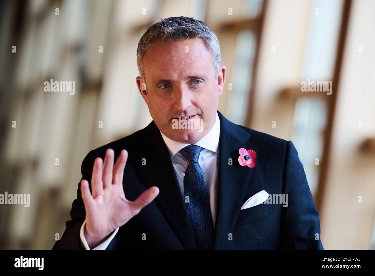 Edinburgh Scotland, UK 07 November 2024. Alex Cole-Hamilton at the ...