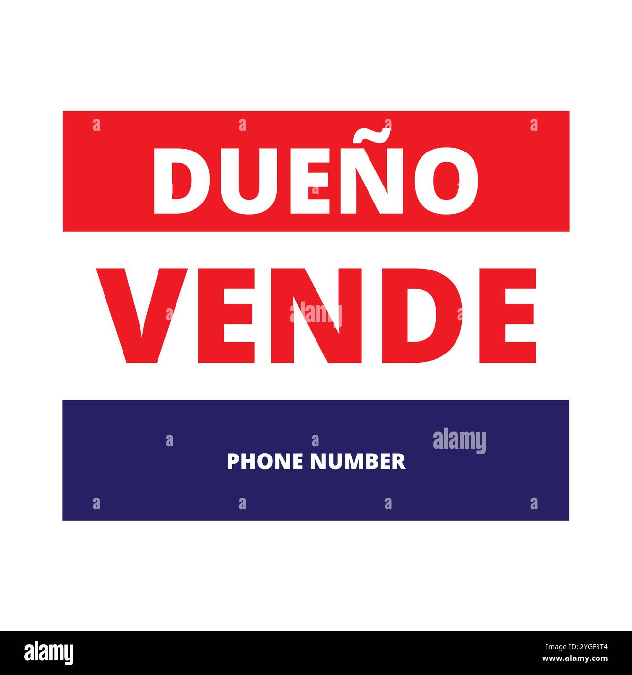 For sale sign spanish house Stock Vector Images - Alamy