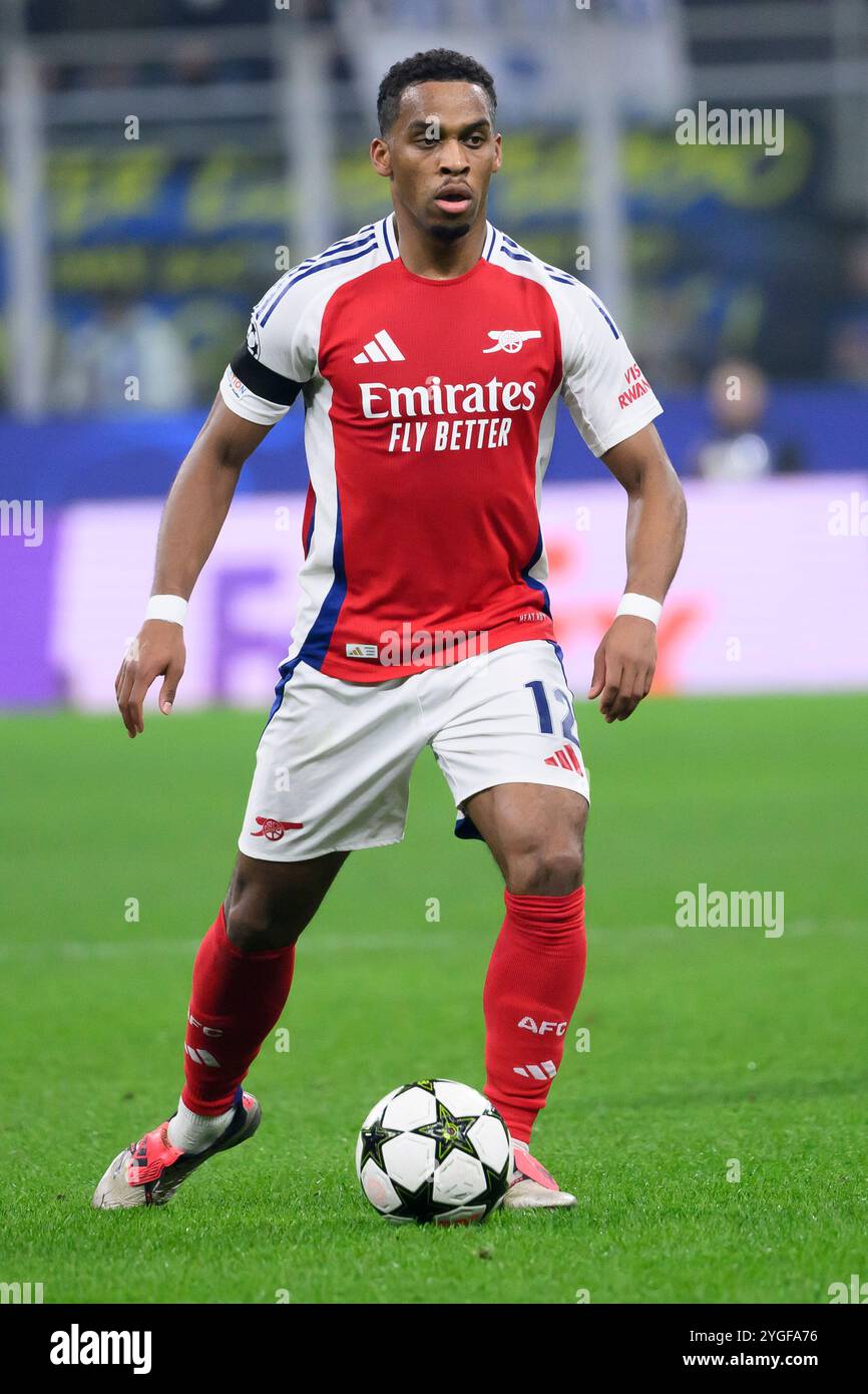 Jurrien Timber of Arsenal FC during the UEFA Champions League 2024/2025 ...