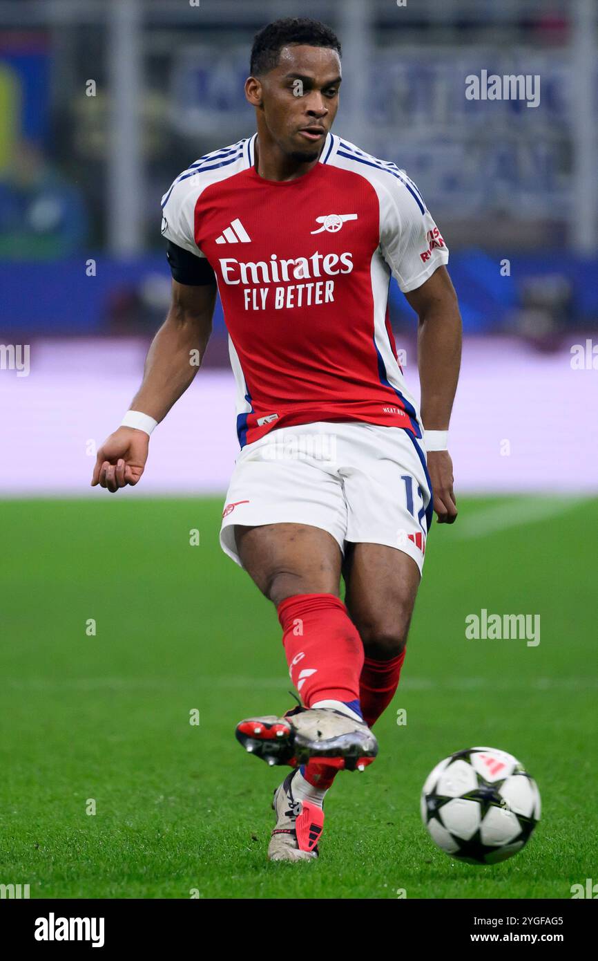 Jurrien Timber of Arsenal FC during the UEFA Champions League 2024/2025 ...