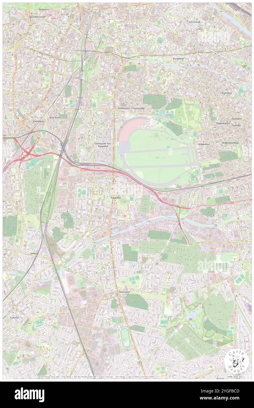 Tempelhof, DE, Germany, Berlin, N 52 28' 0'', N 13 24' 0'', map ...