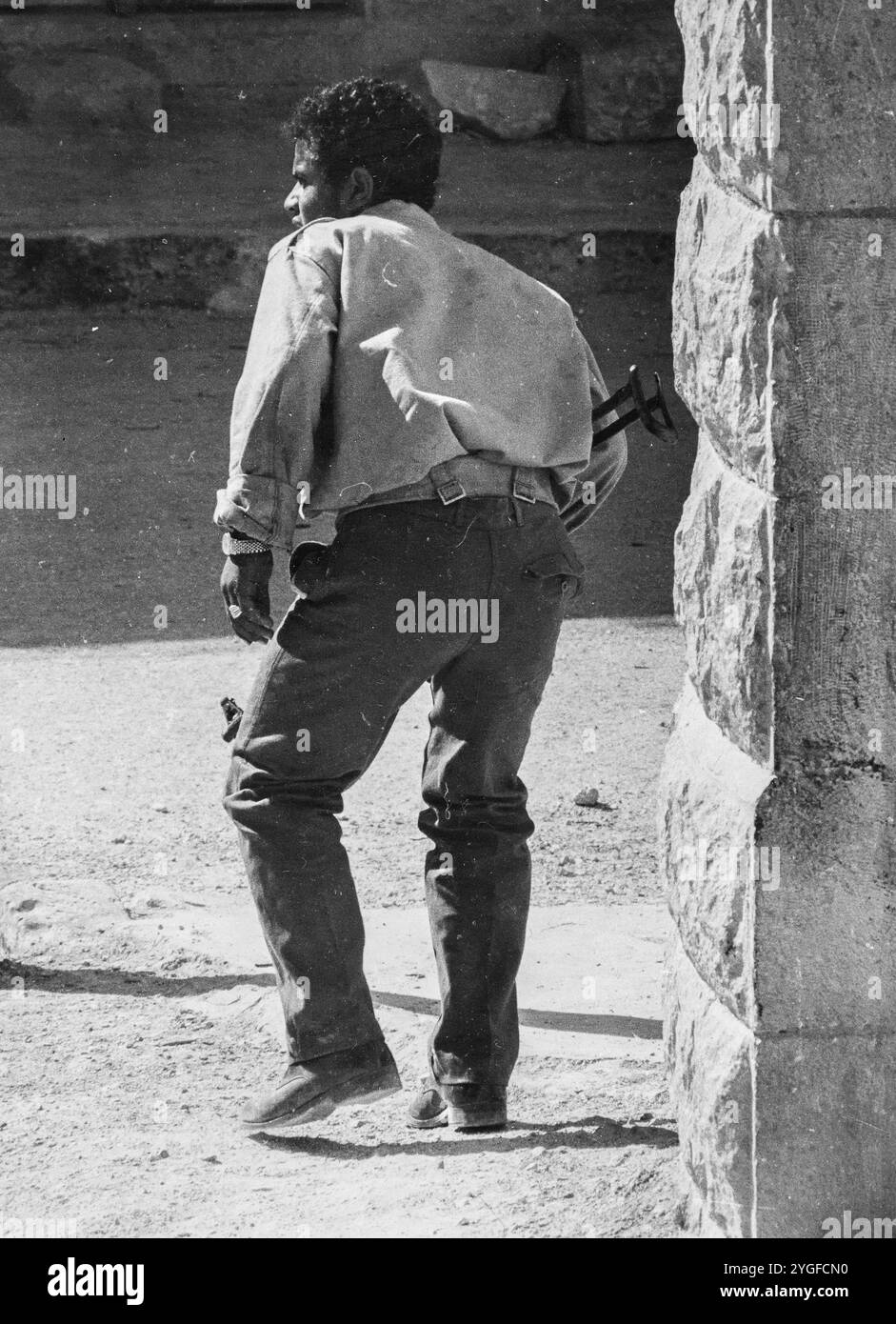 Jordan. A Palestinian guerrilla fighting against forces from the ...