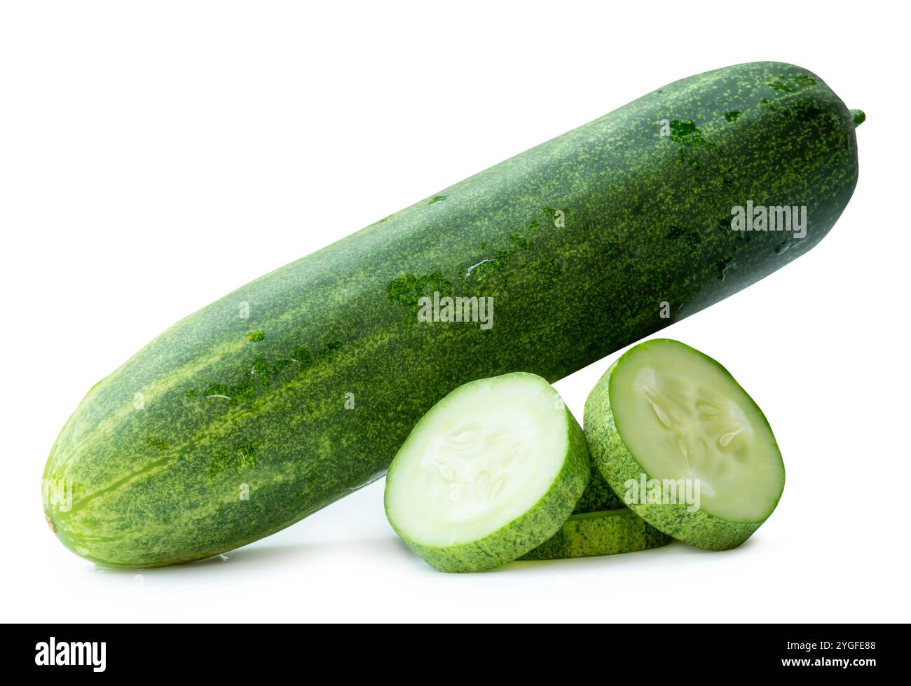 Cucumber long slices organic hi-res stock photography and images - Alamy