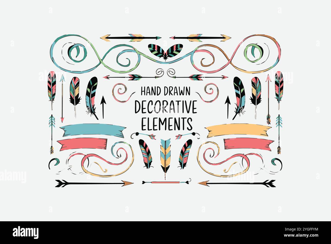 Decorative illustrations vector vectors hi-res stock photography and ...