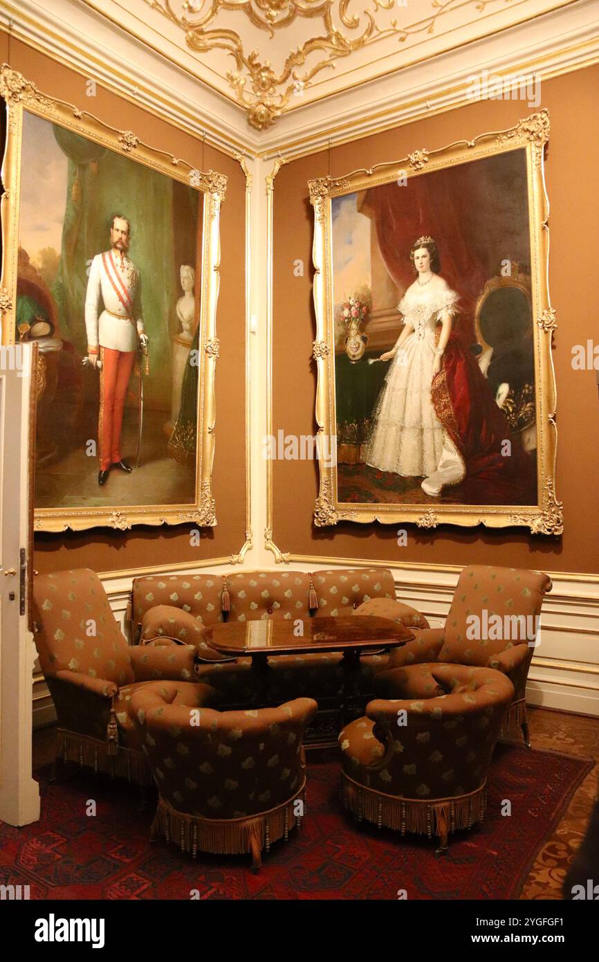 Emperor franz joseph i and empress elisabeth of austria hi-res stock ...