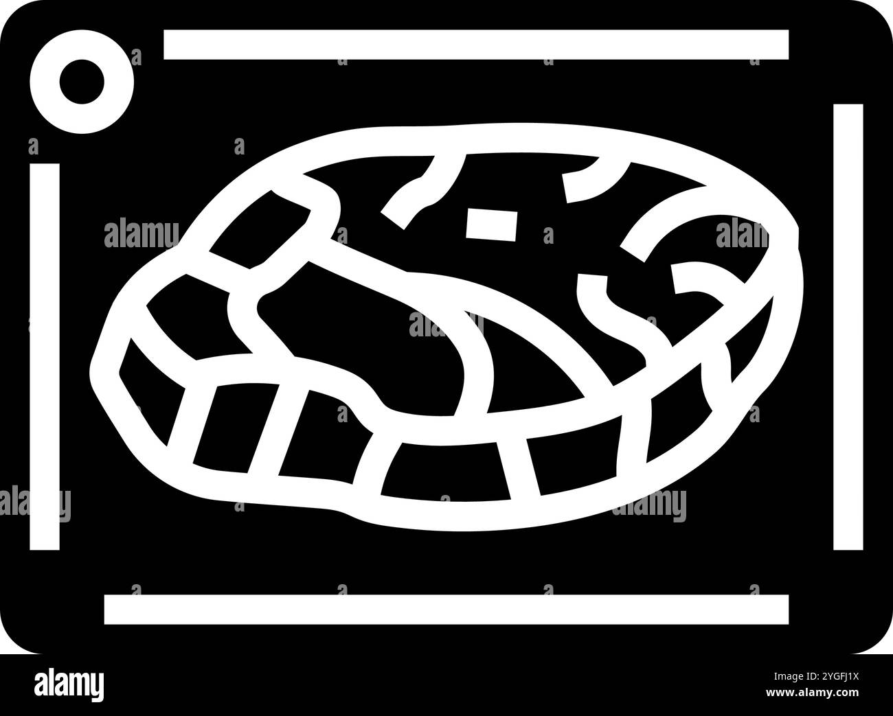 raw meat handling food safety glyph icon vector illustration Stock ...