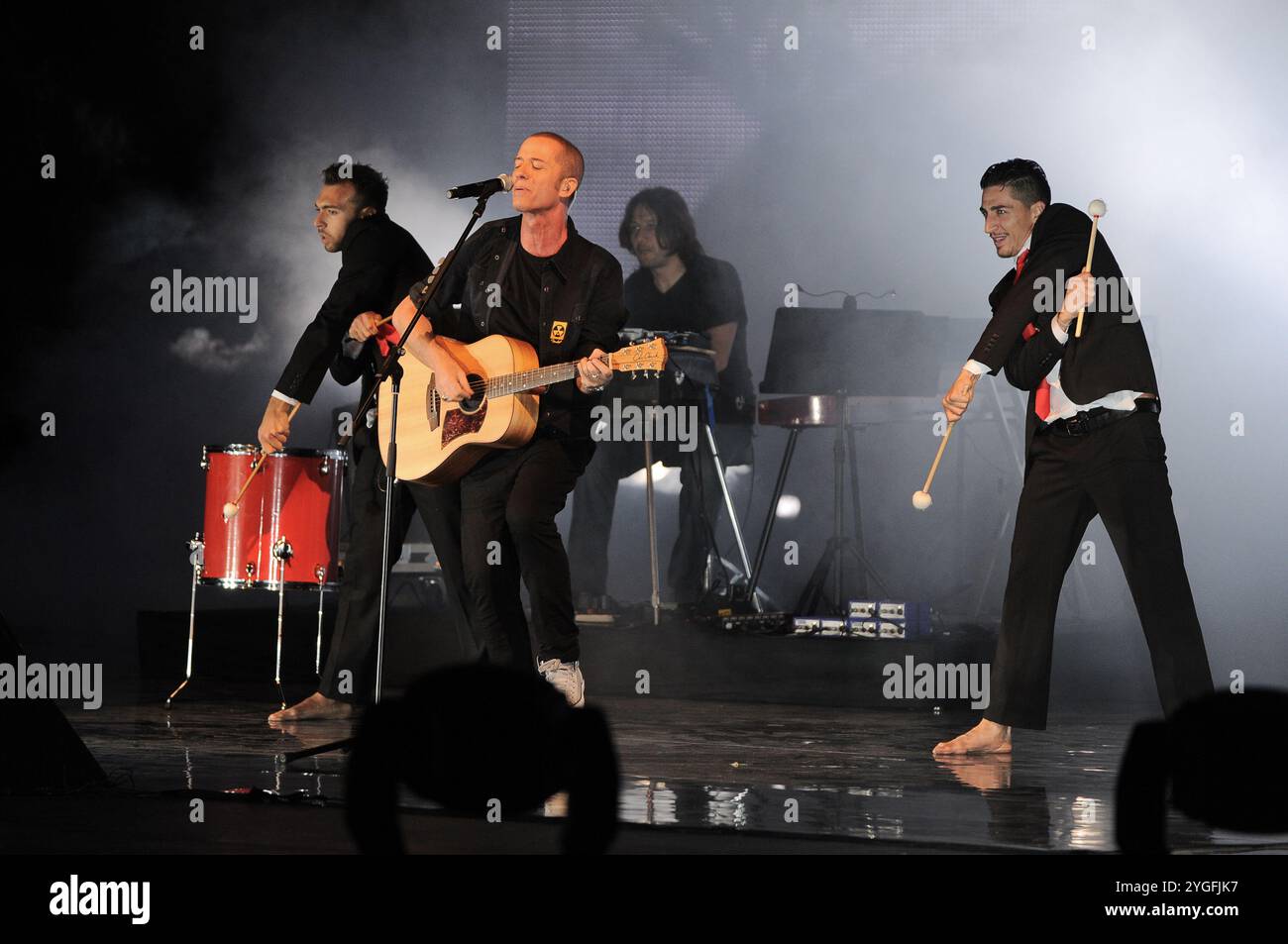 Milan Italy 28/10/2011 : Raf,Italian singer,during the live concert at ...