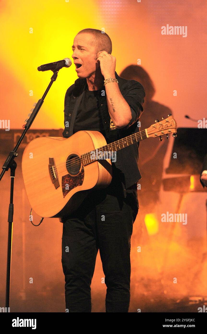 Milan Italy 28/10/2011 : Raf,Italian singer,during the live concert at ...