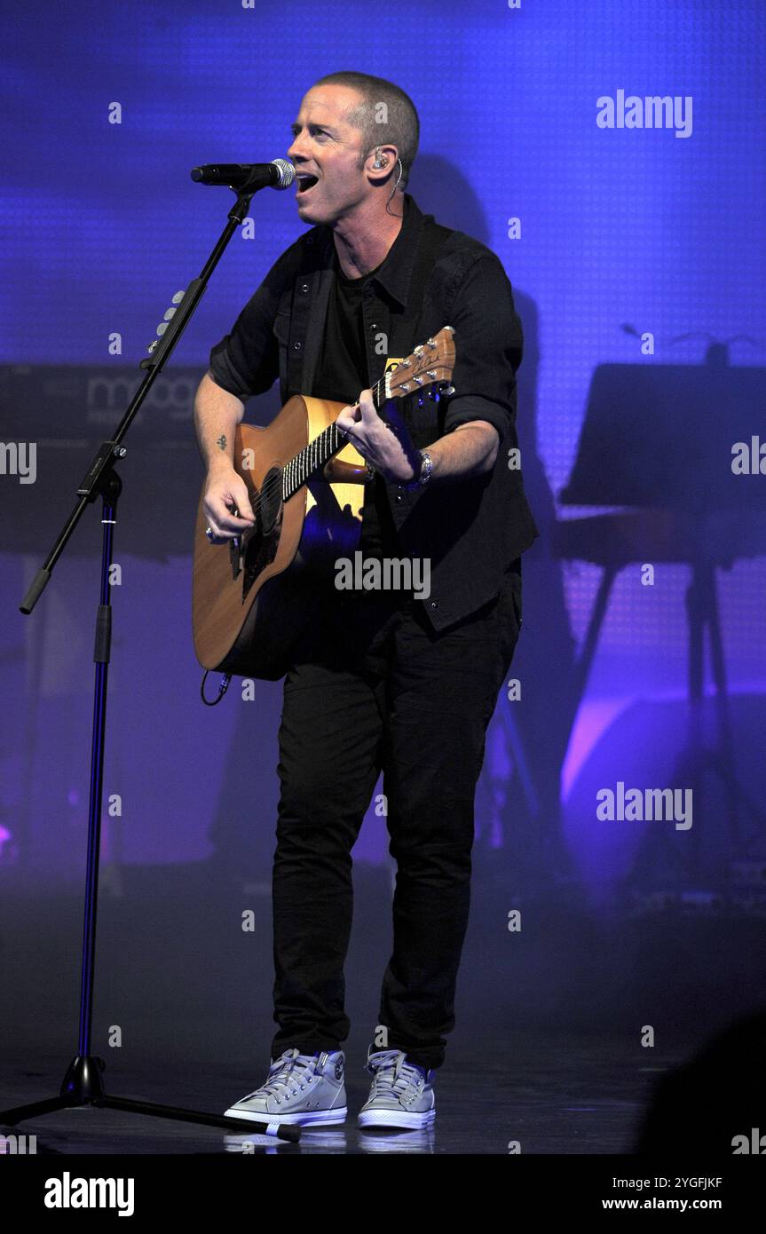 Milan Italy 28/10/2011 : Raf,Italian singer,during the live concert at ...