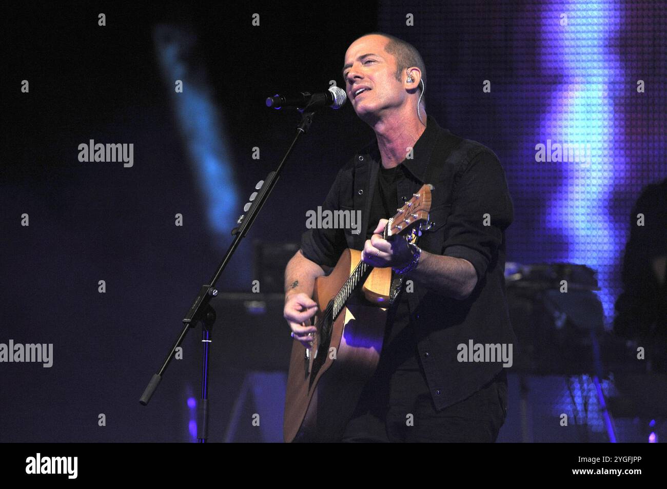 Milan Italy 28/10/2011 : Raf,Italian singer,during the live concert at ...