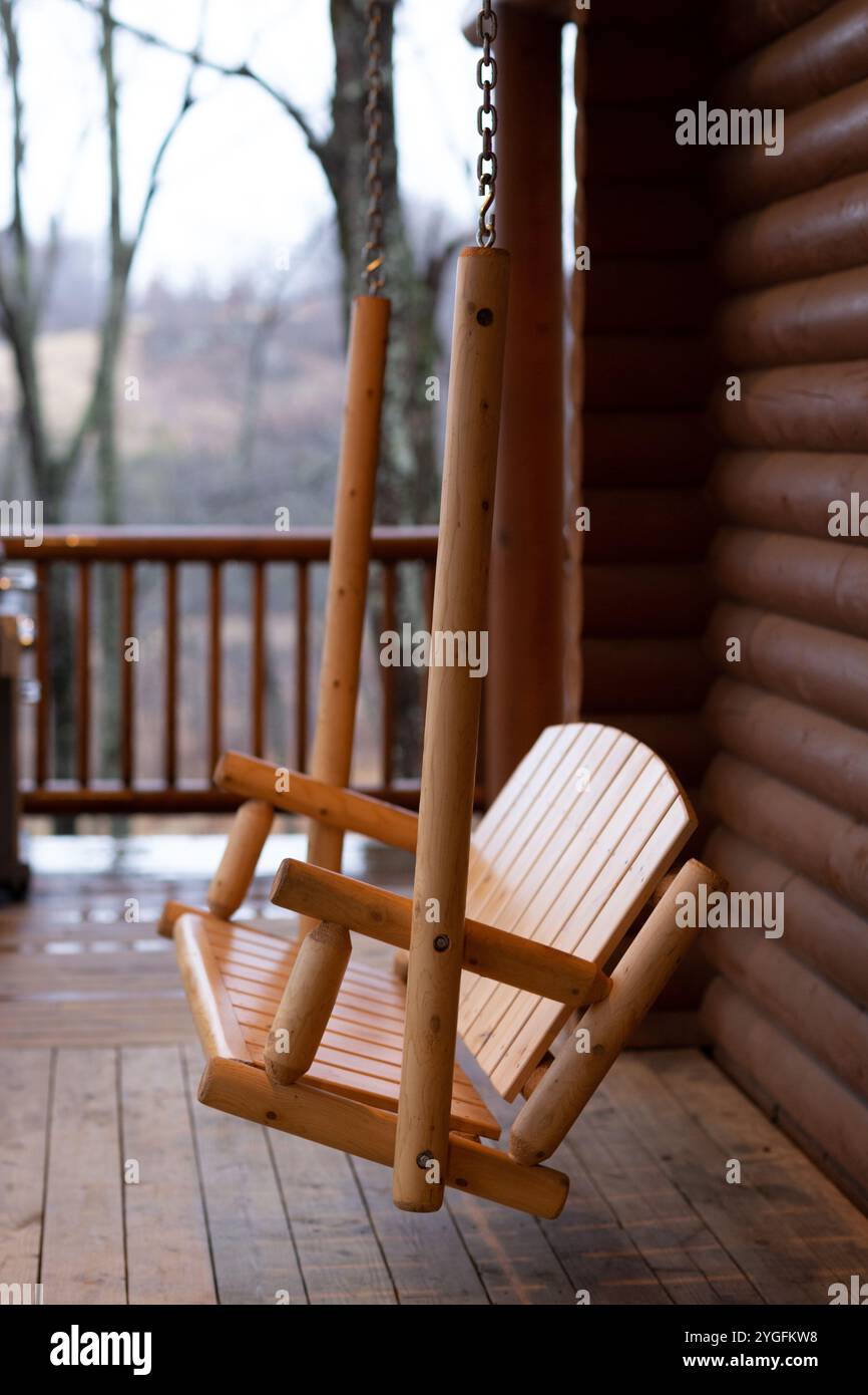Cabin Porch Swing 6 Ft. Console Porch Swing (FREE SHIPPING) Etsy